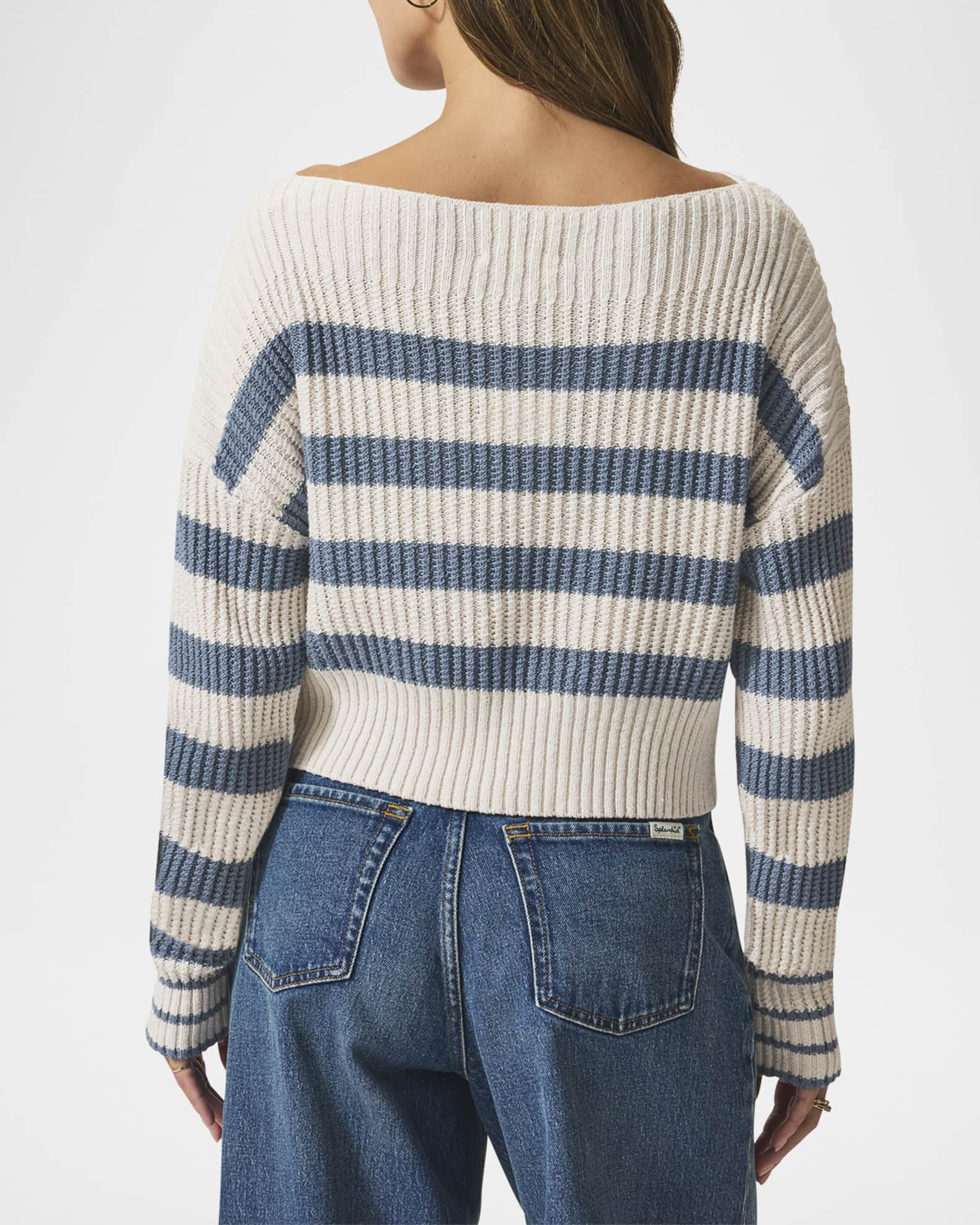 Splendid Olivia Striped Sweater | Neiman Marcus