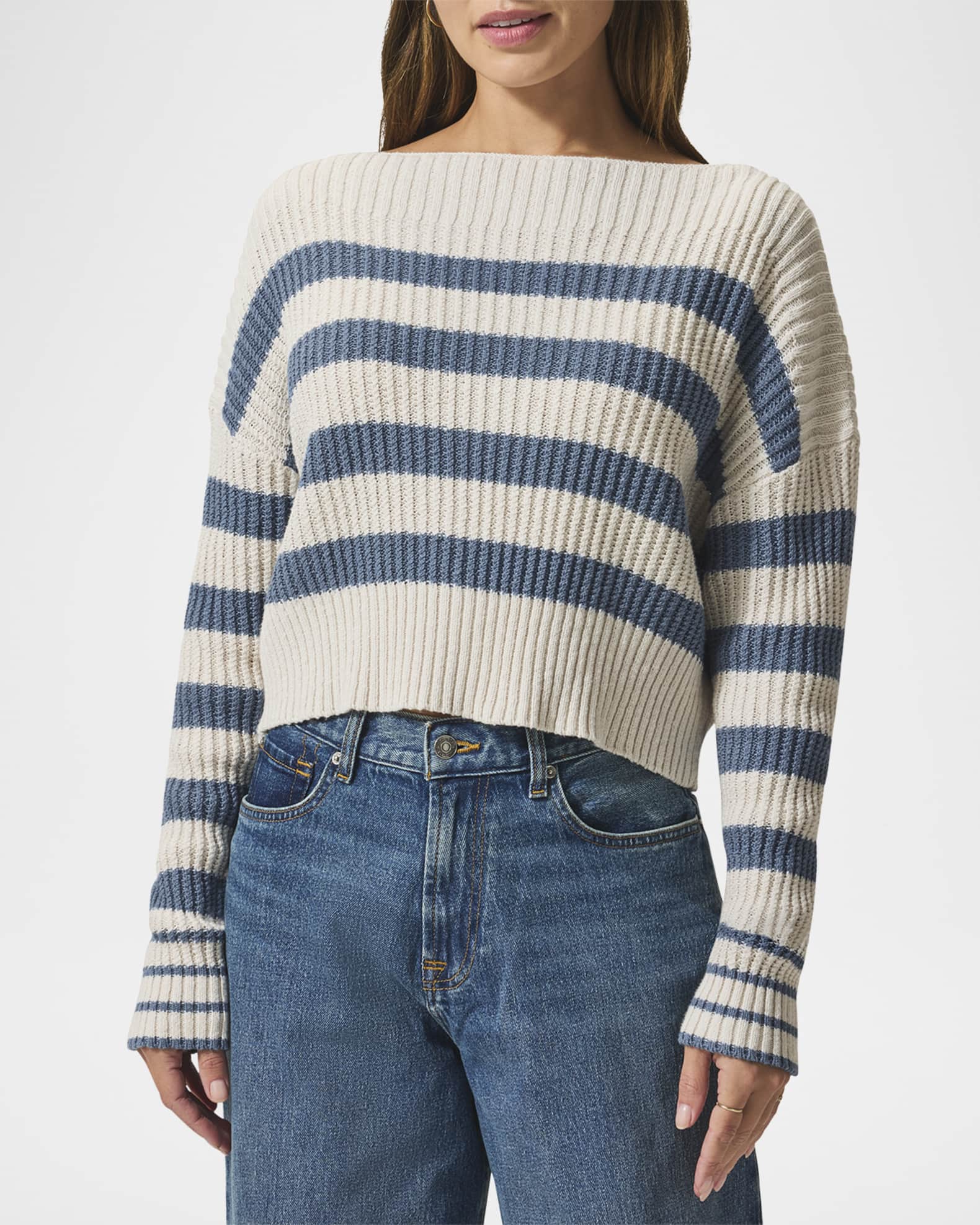 Splendid Olivia Striped Sweater | Neiman Marcus