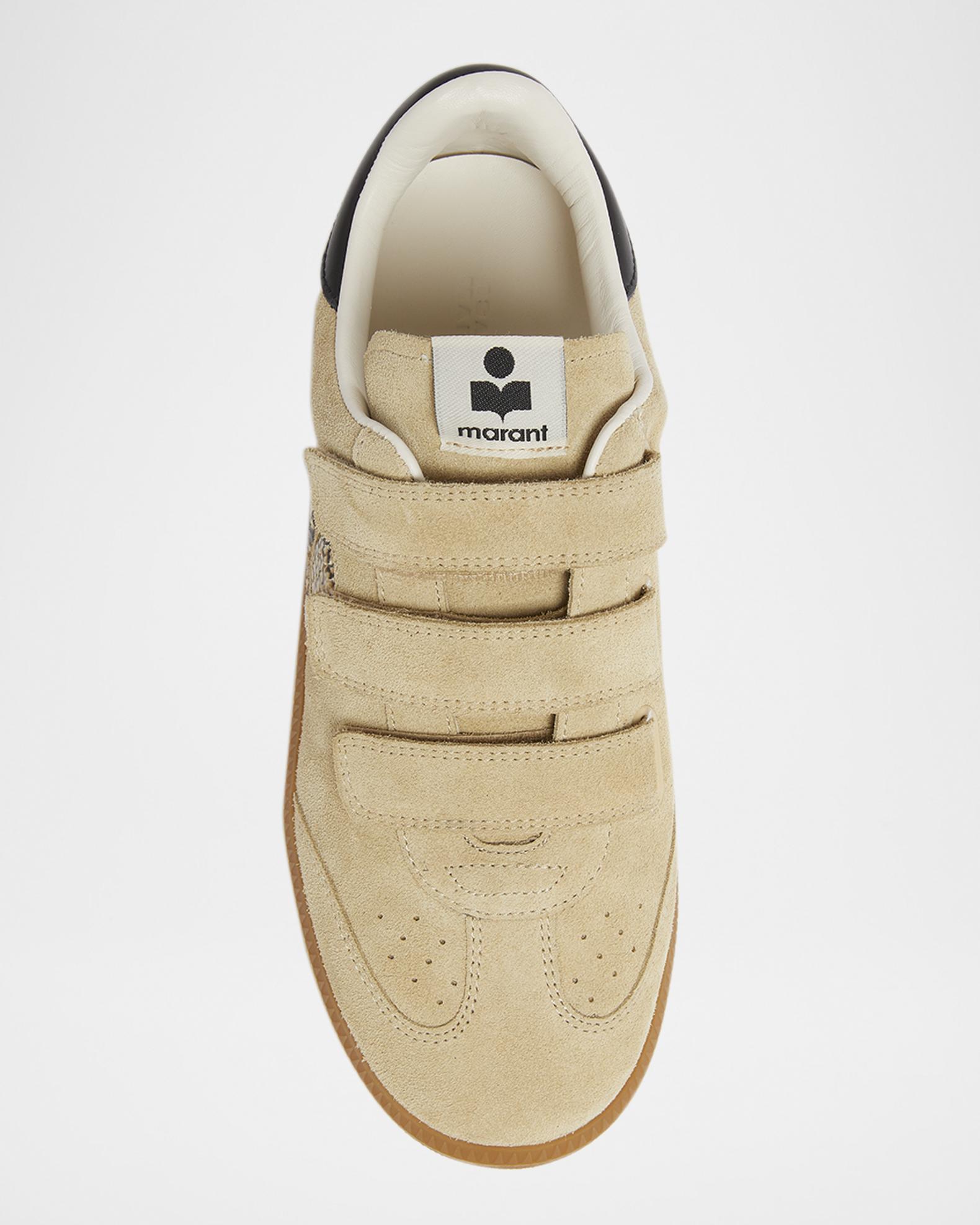 Isabel Marant Beth Mixed Leather Triple-Grip Sneakers | Neiman Marcus
