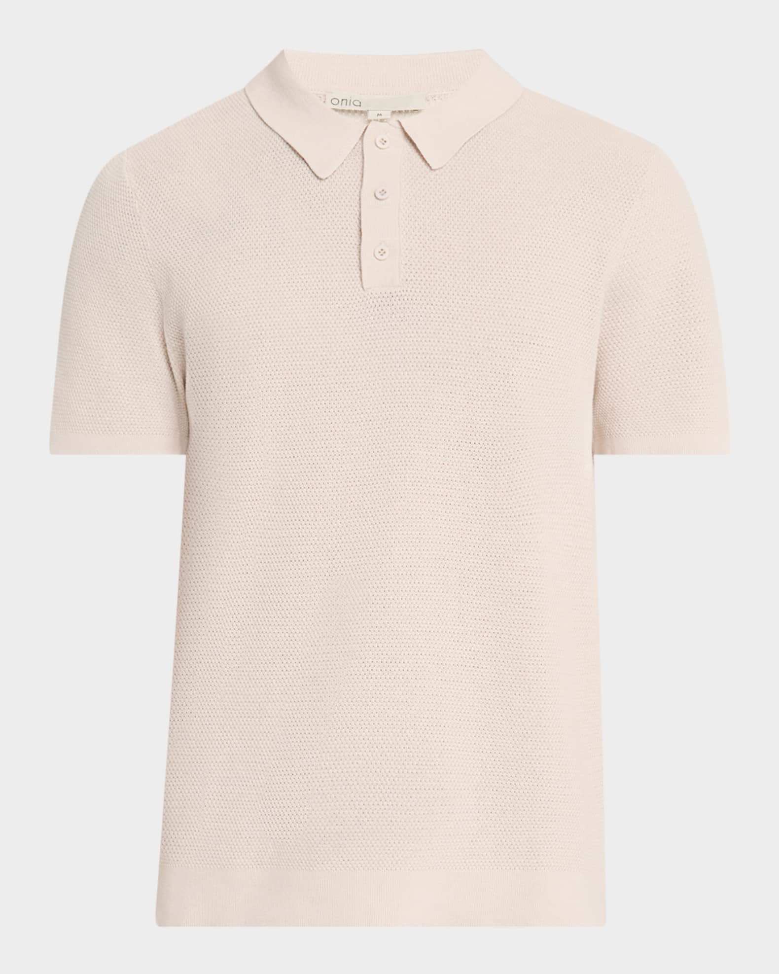 Onia Men's Cotton Knit Polo Shirt | Neiman Marcus