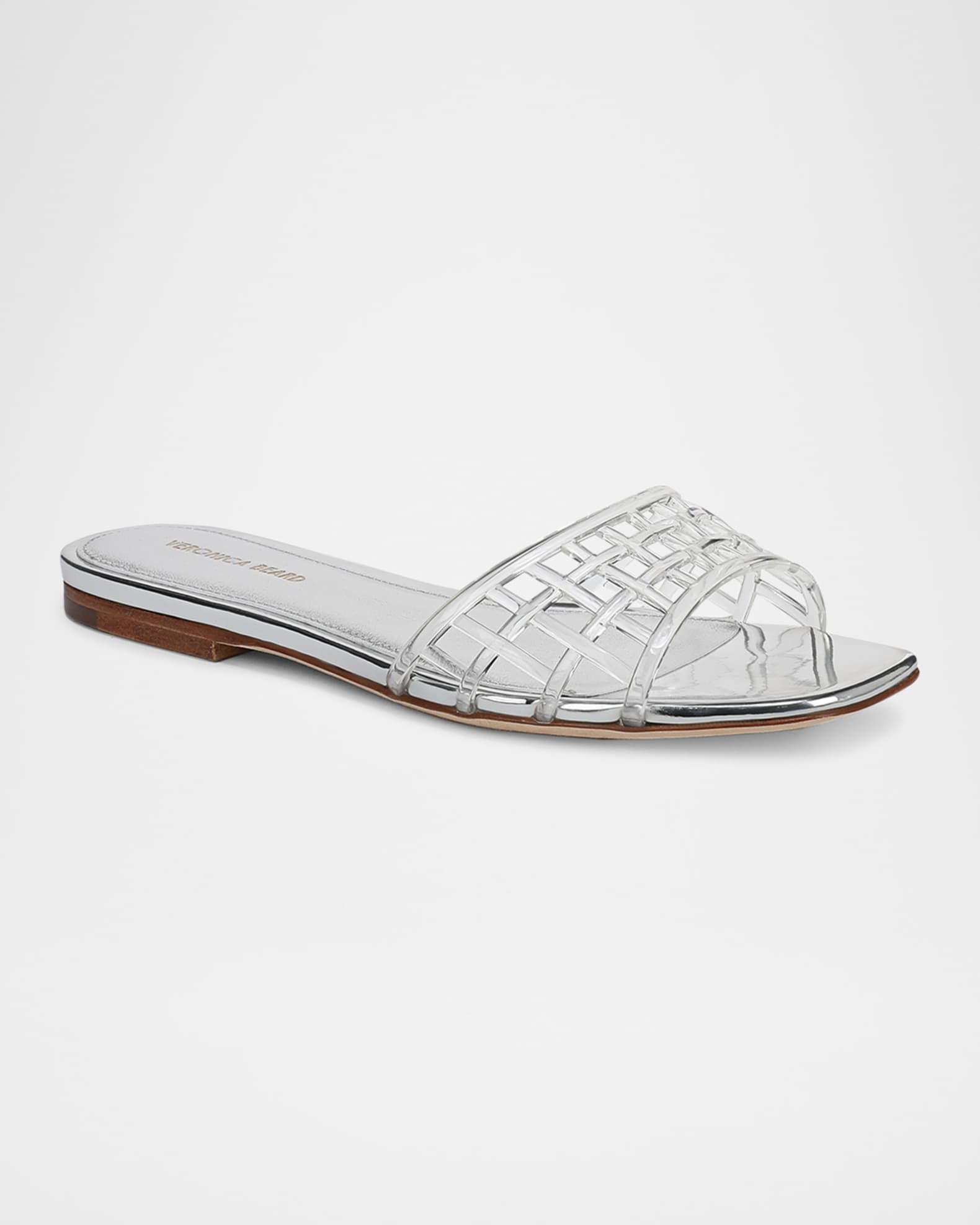 Veronica Beard Maris Jelly Flat Sandals | Neiman Marcus