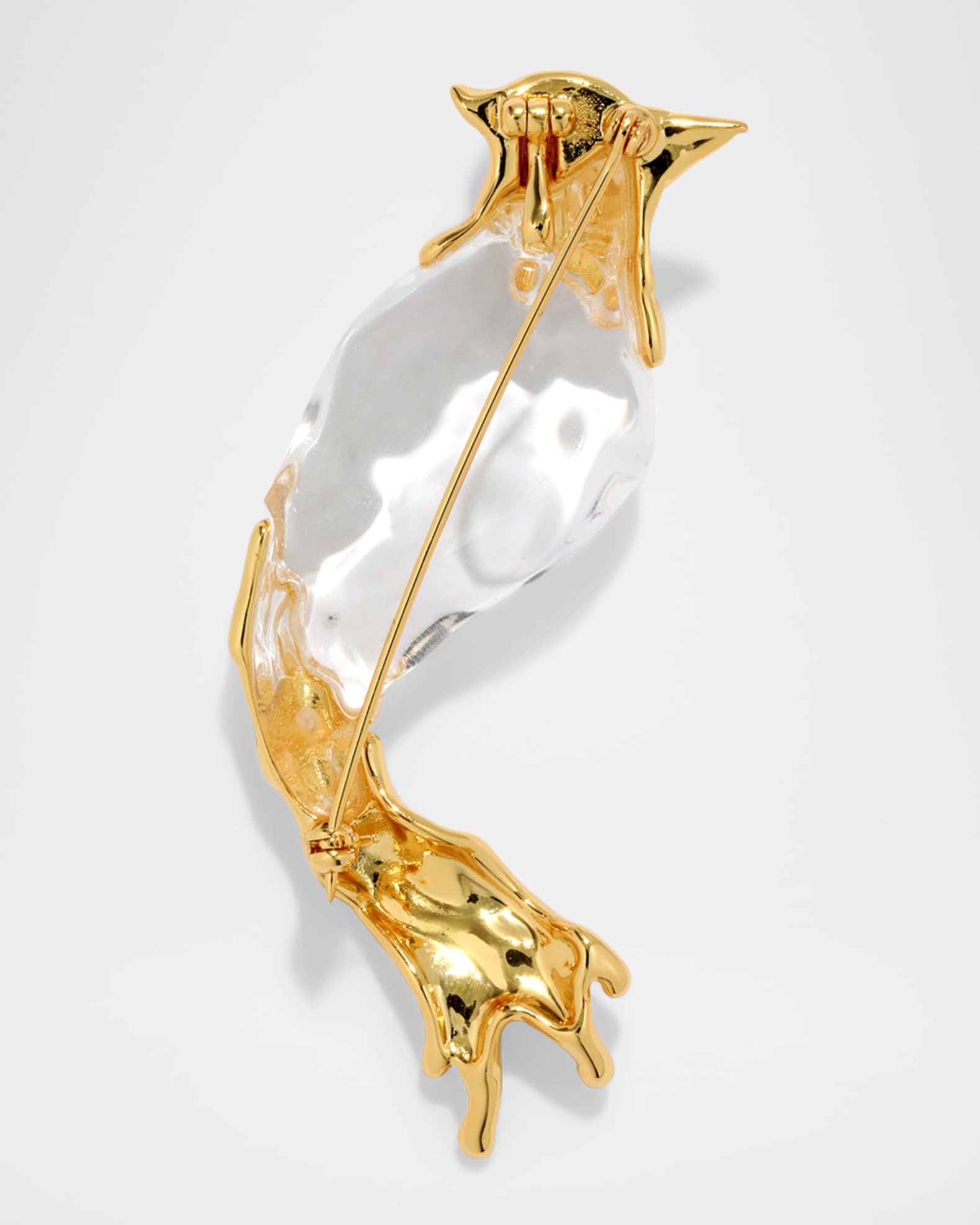 Alexis Bittar Liquid Lucite Cardinal Pin | Neiman Marcus