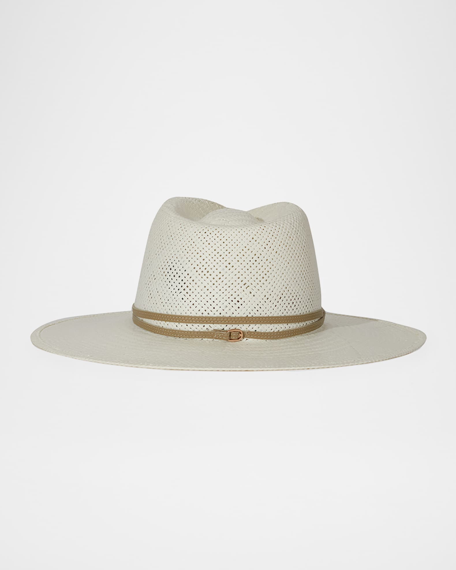 Janessa Leone Jude Packable Straw Fedora | Neiman Marcus