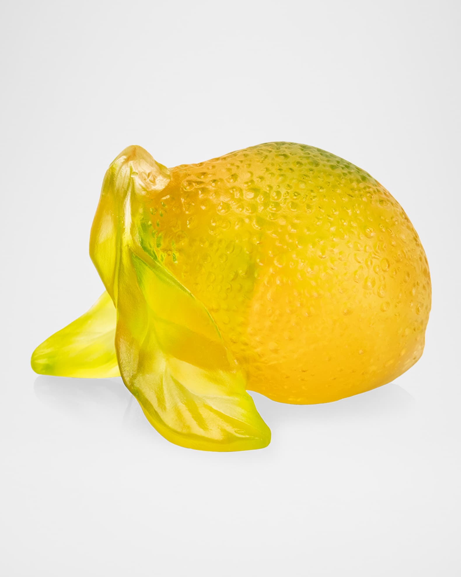Daum Citrus Crystal Decorative Lemon | Neiman Marcus