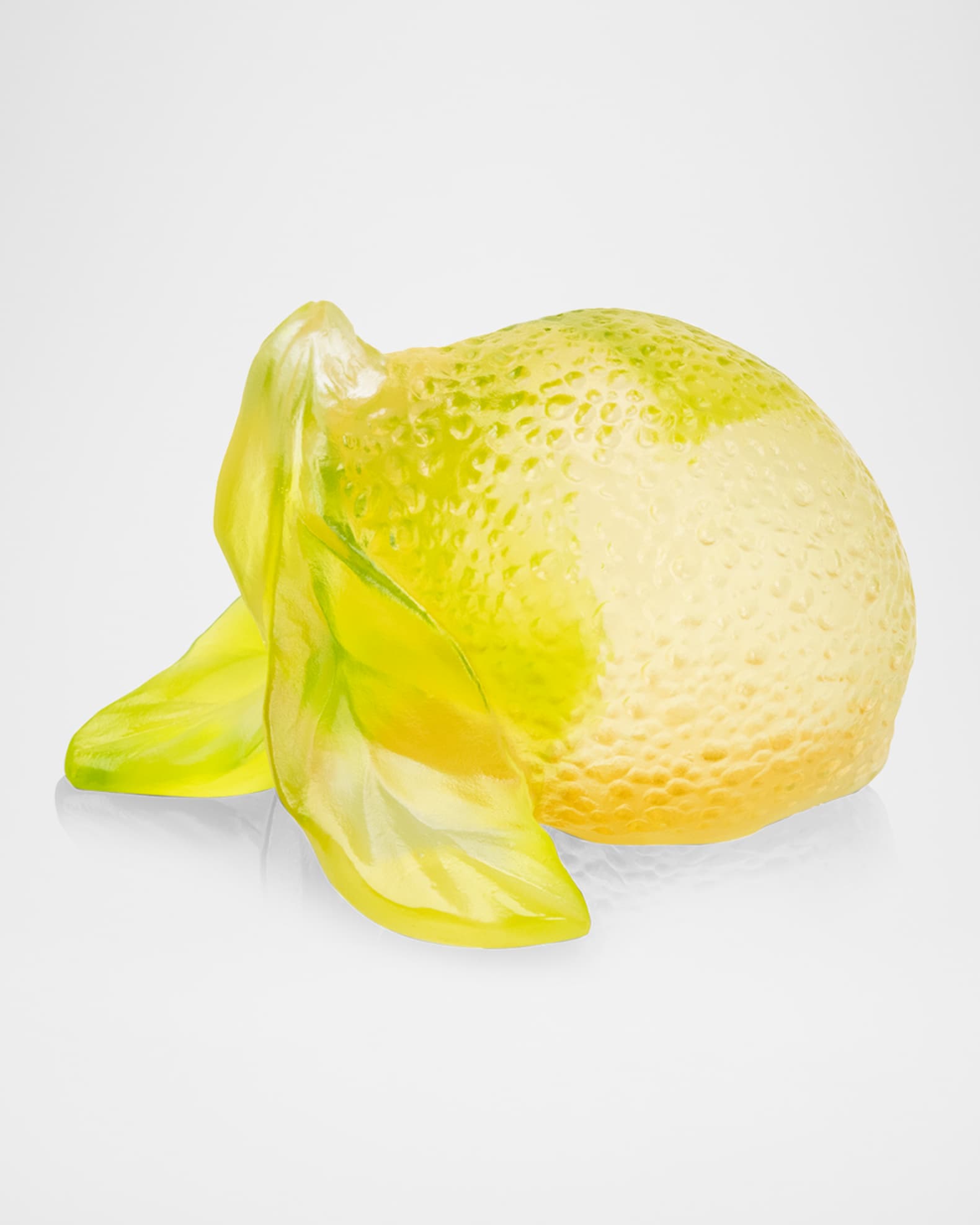 Daum Citrus Crystal Decorative Lemon | Neiman Marcus
