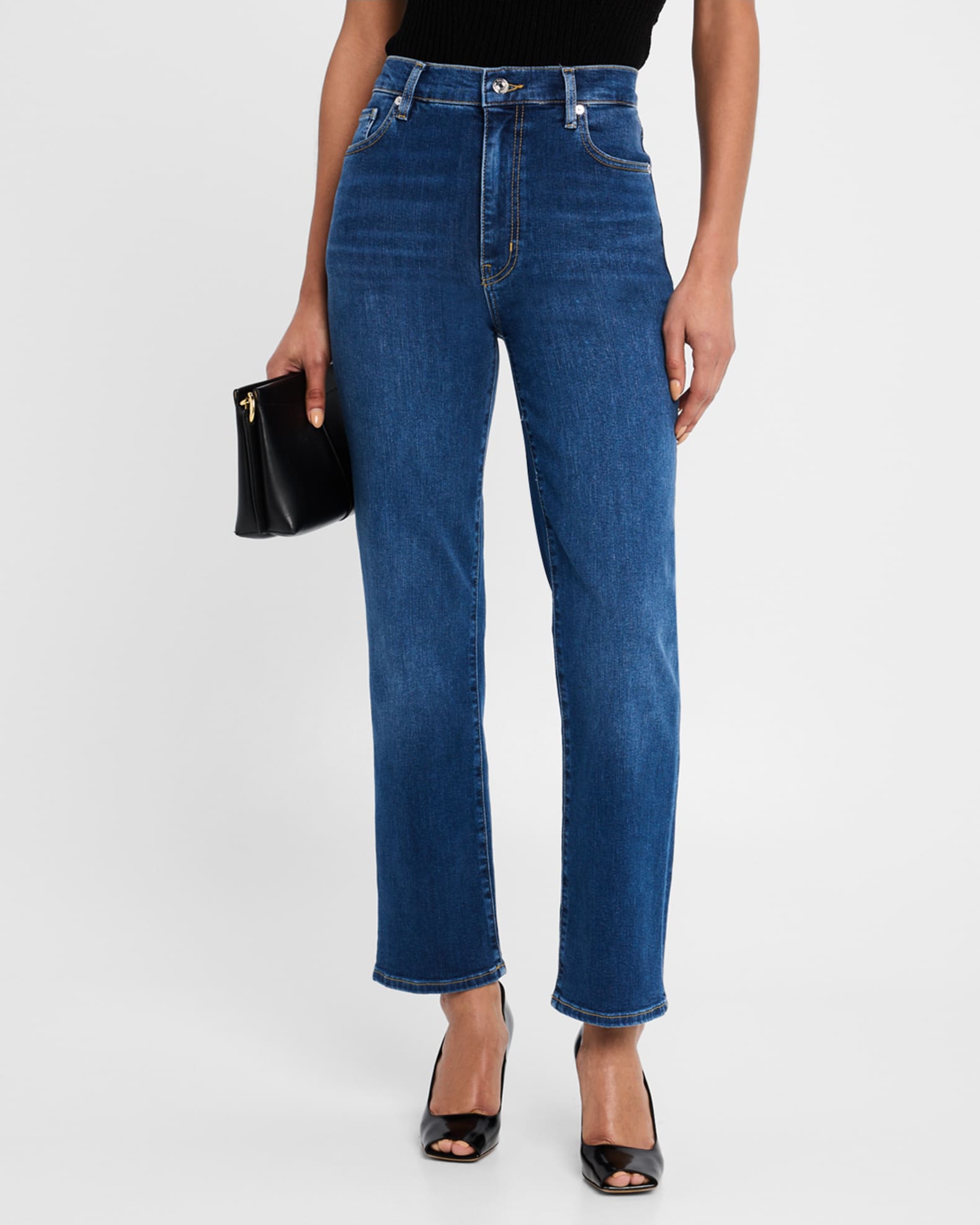 Le Sleek Straight Jeans | Neiman Marcus