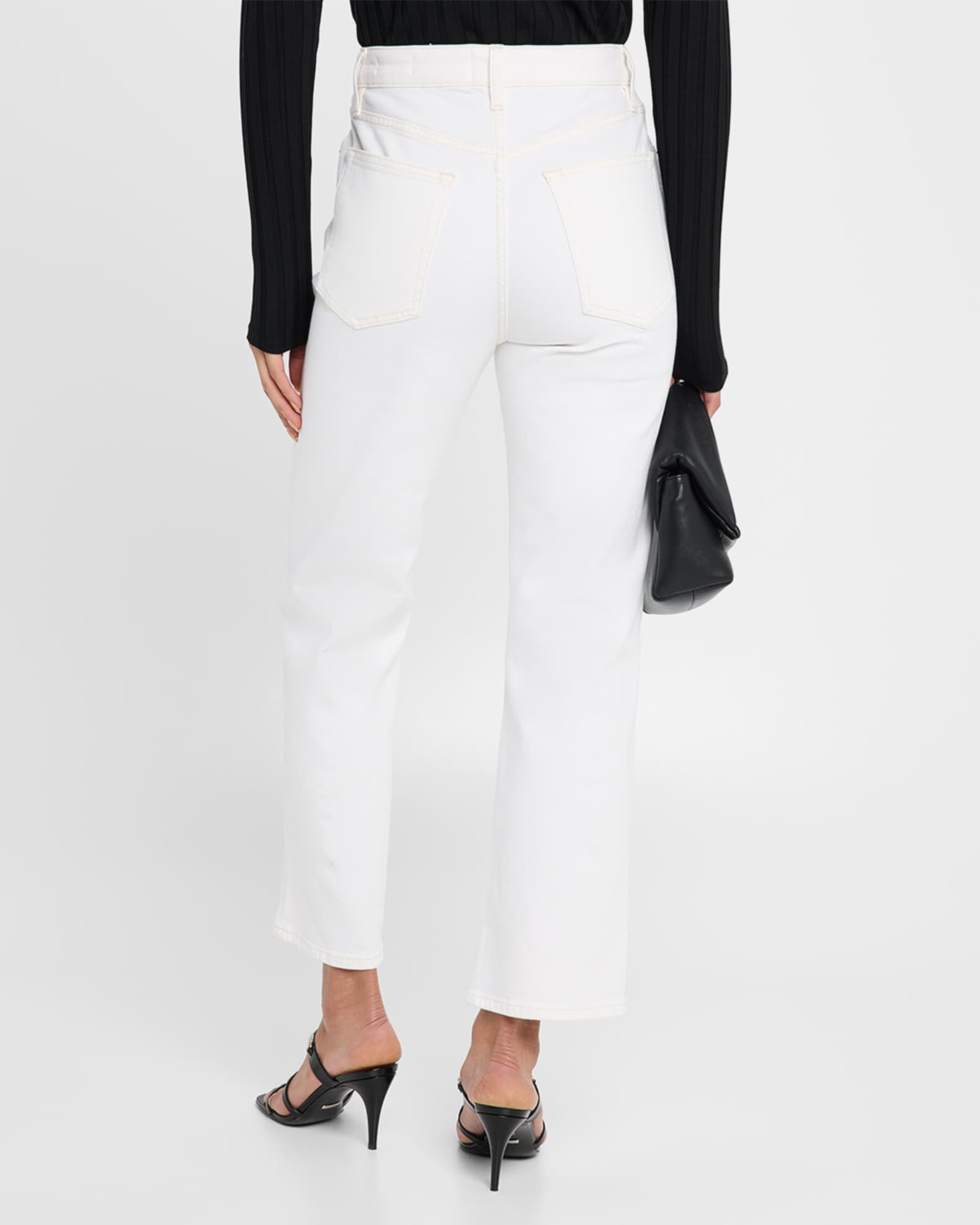 FRAME The Ruler Crop Jeans | Neiman Marcus