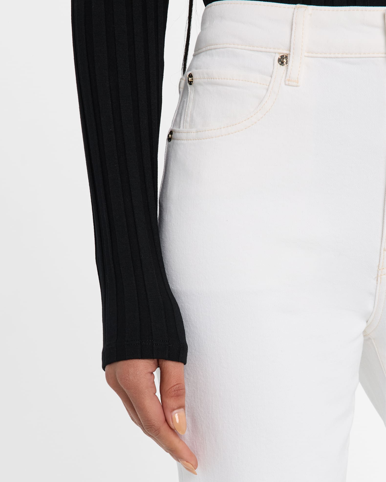 FRAME The Ruler Crop Jeans | Neiman Marcus