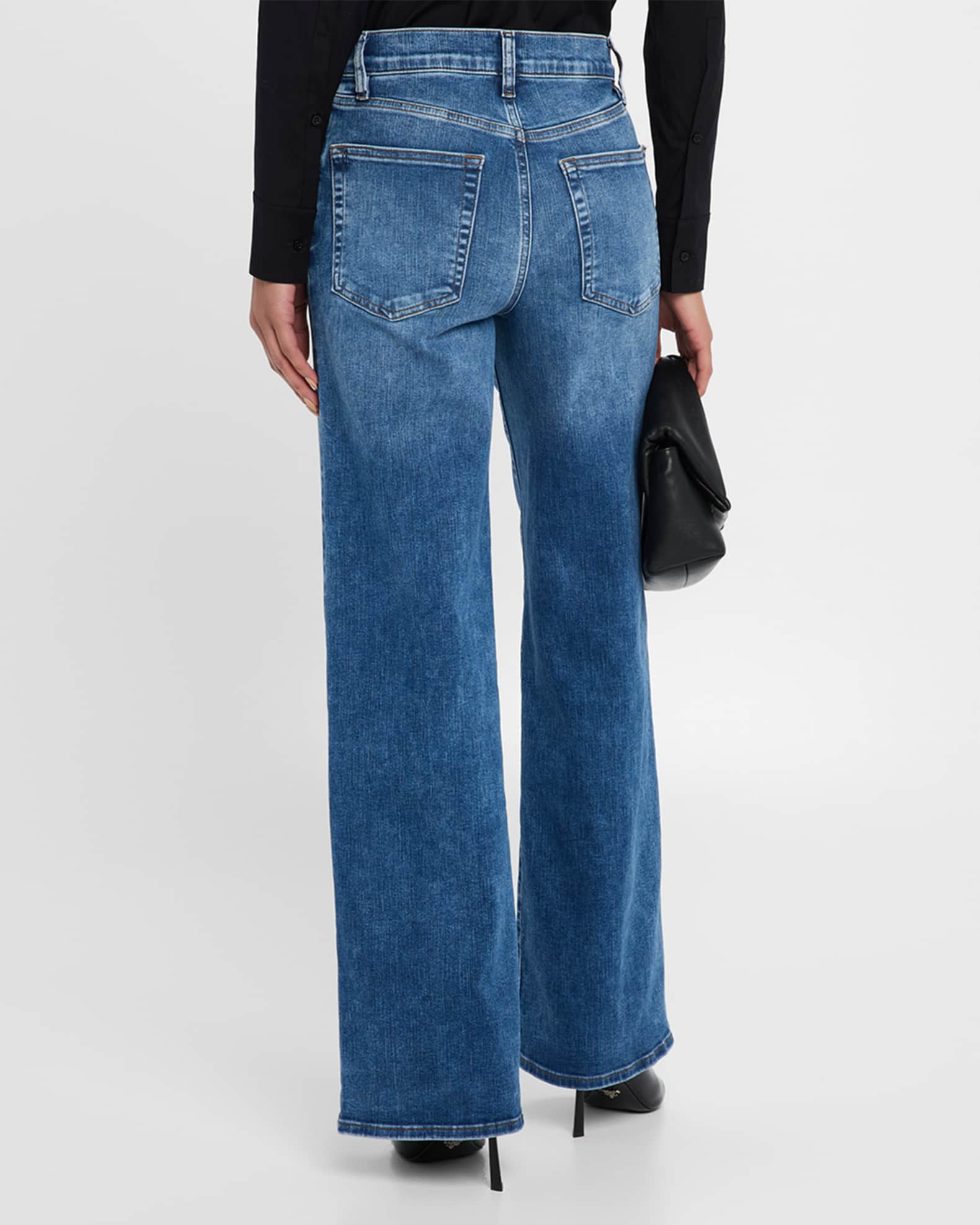 Le Slim Palazzo Jeans | Neiman Marcus