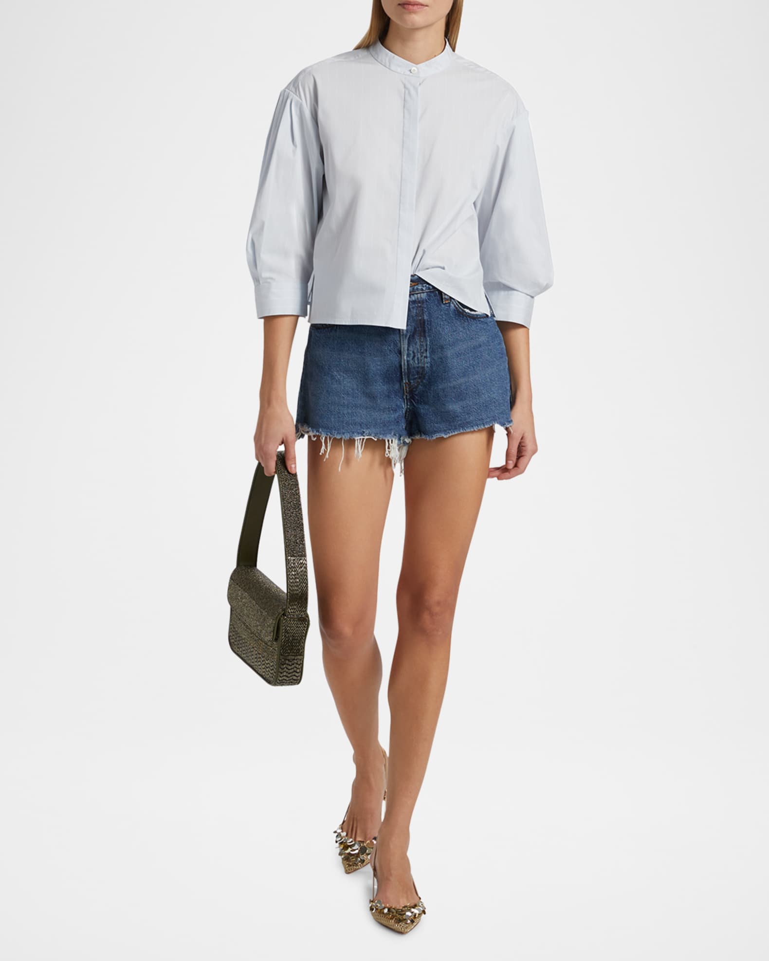FRAME The Modern Puff Top | Neiman Marcus