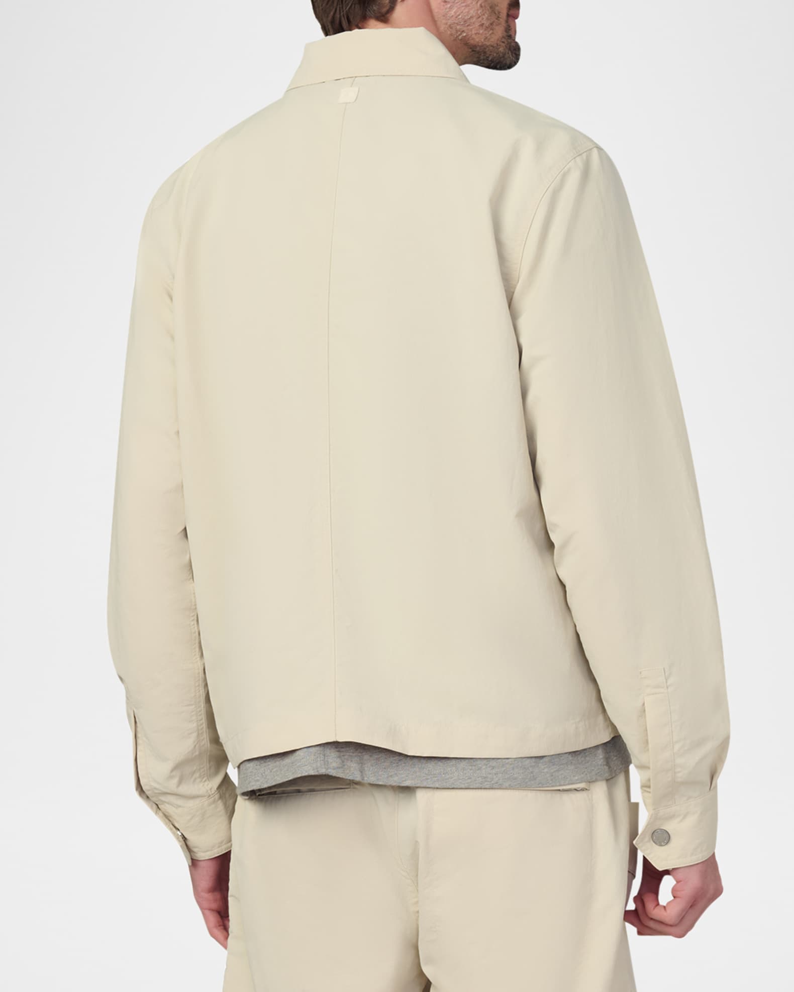 Joe's Jeans Men's Modern Utilitarian Zip Overshirt | Neiman Marcus