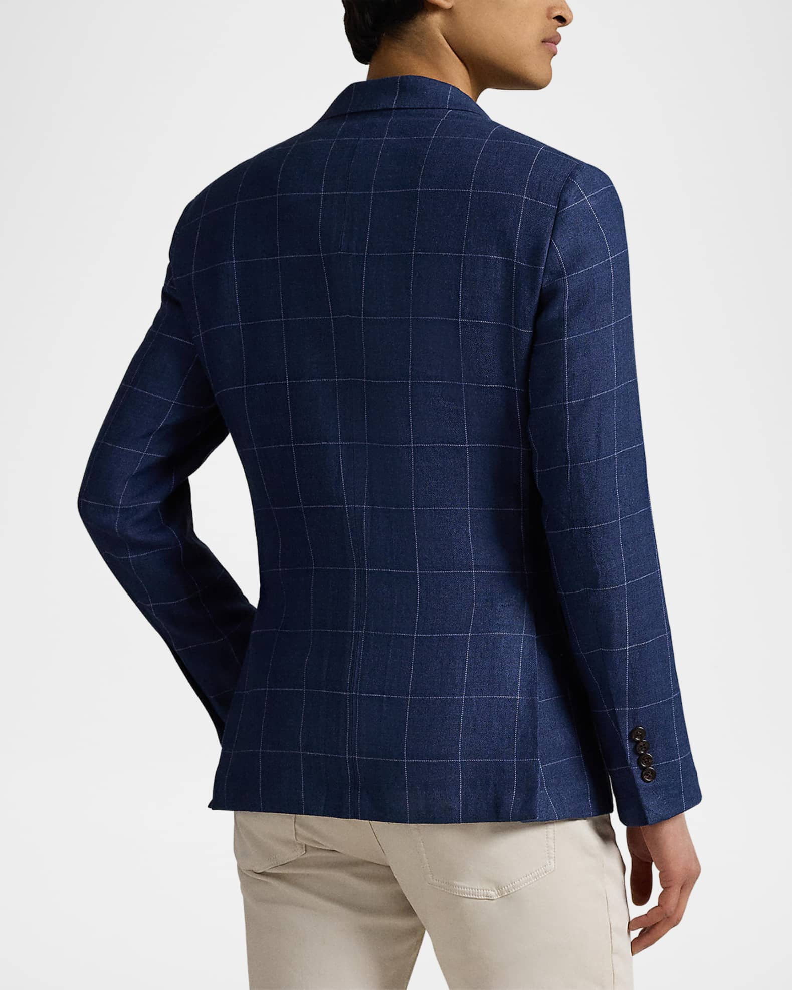 Polo Ralph Lauren Men's Tailored Windowpane Sport Coat | Neiman Marcus