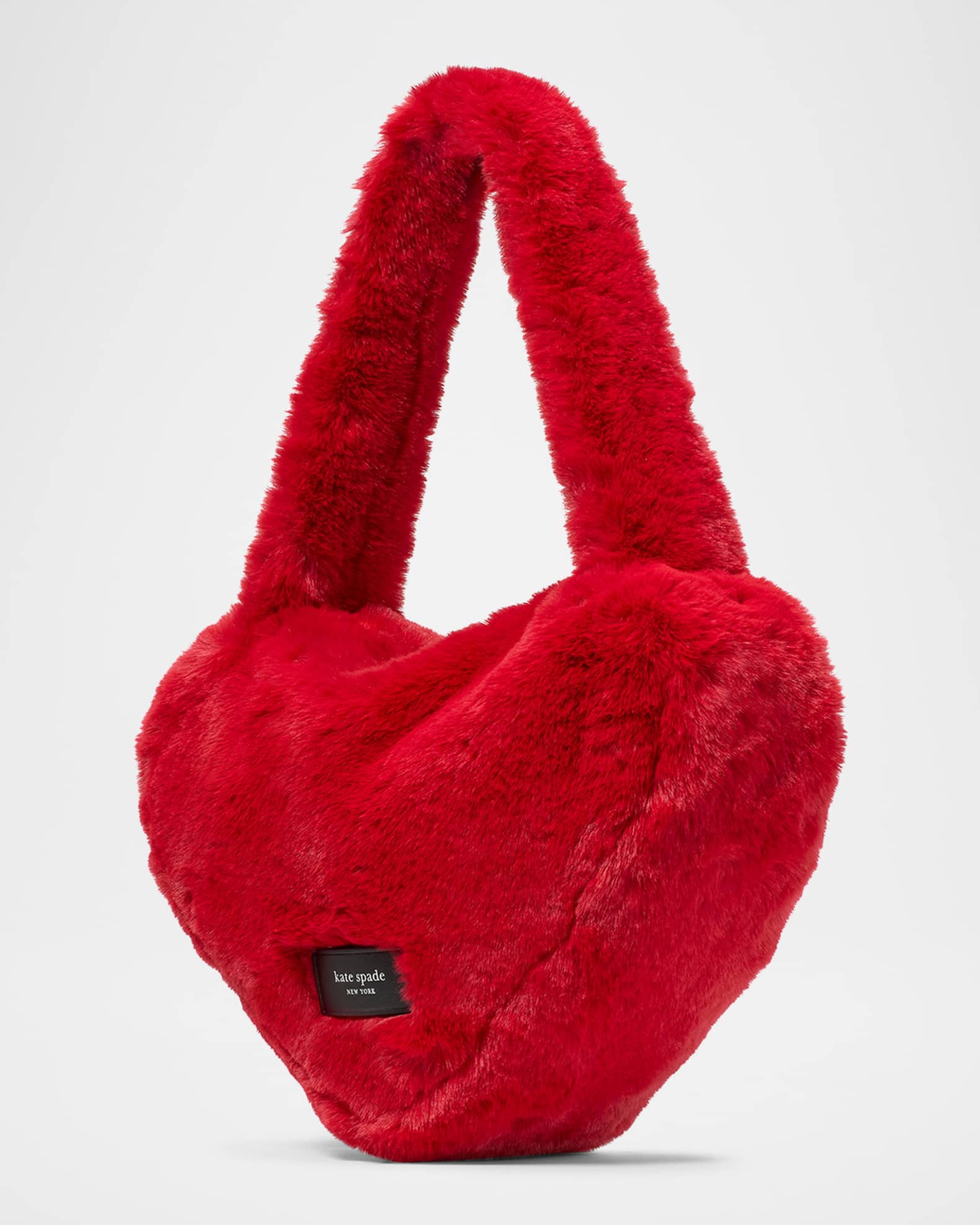 kate spade new york luver heart faux fur tote bag | Neiman Marcus