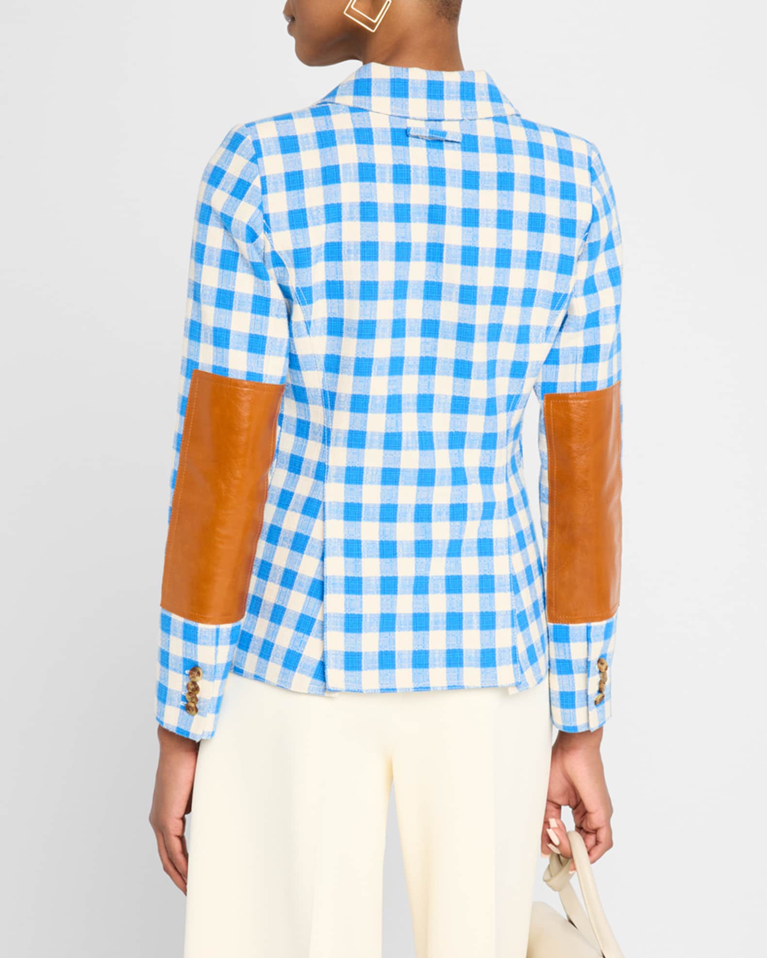 Smythe Patch Pocket Duchess Blazer with Elbow Patches | Neiman Marcus