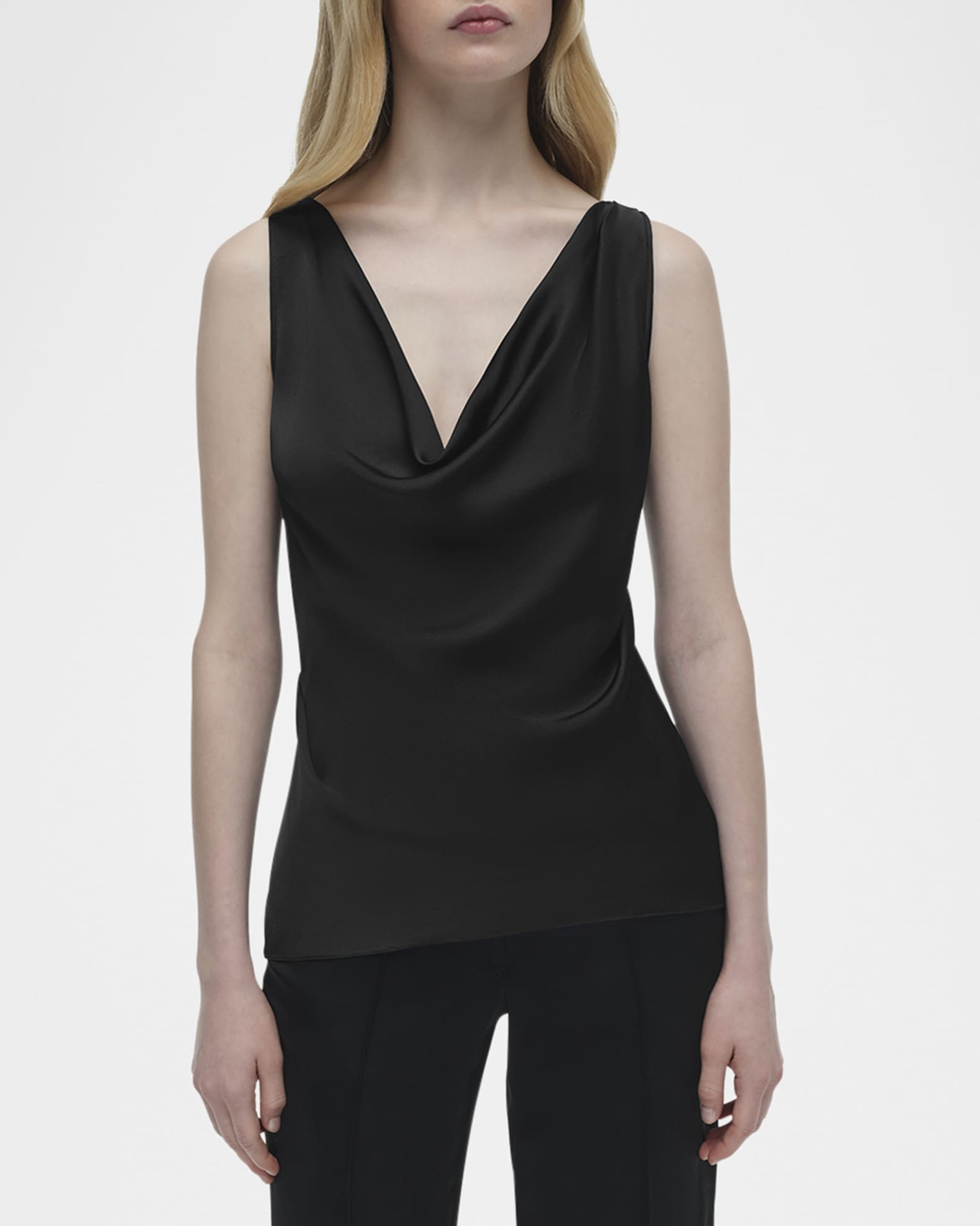 SIMKHAI Nubia Draped Top | Neiman Marcus