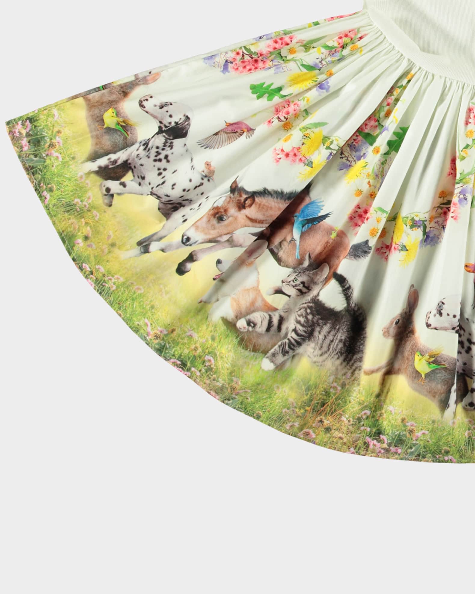 Girl's Cassandra Graphic Dress | Neiman Marcus