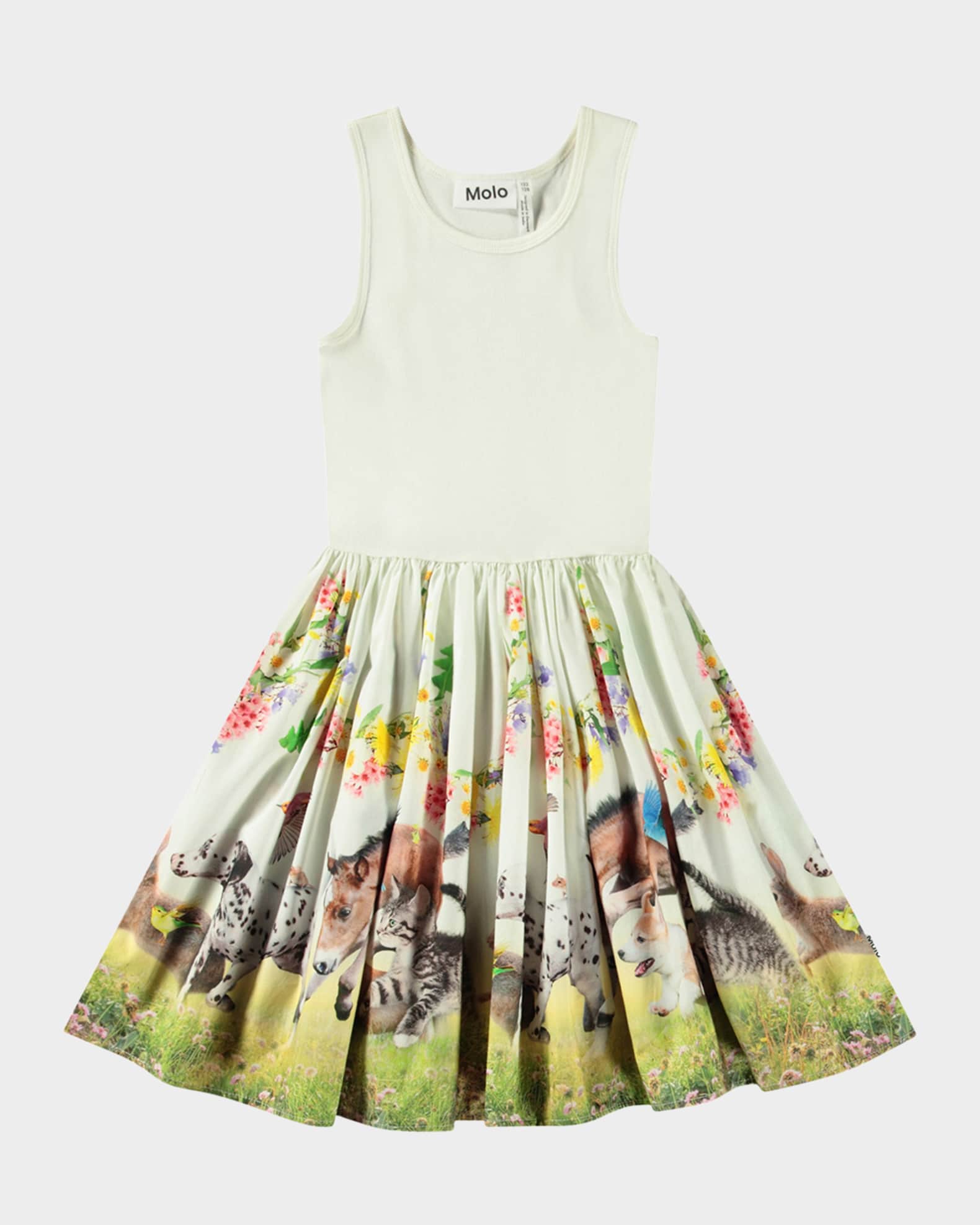 Girl's Cassandra Graphic Dress | Neiman Marcus