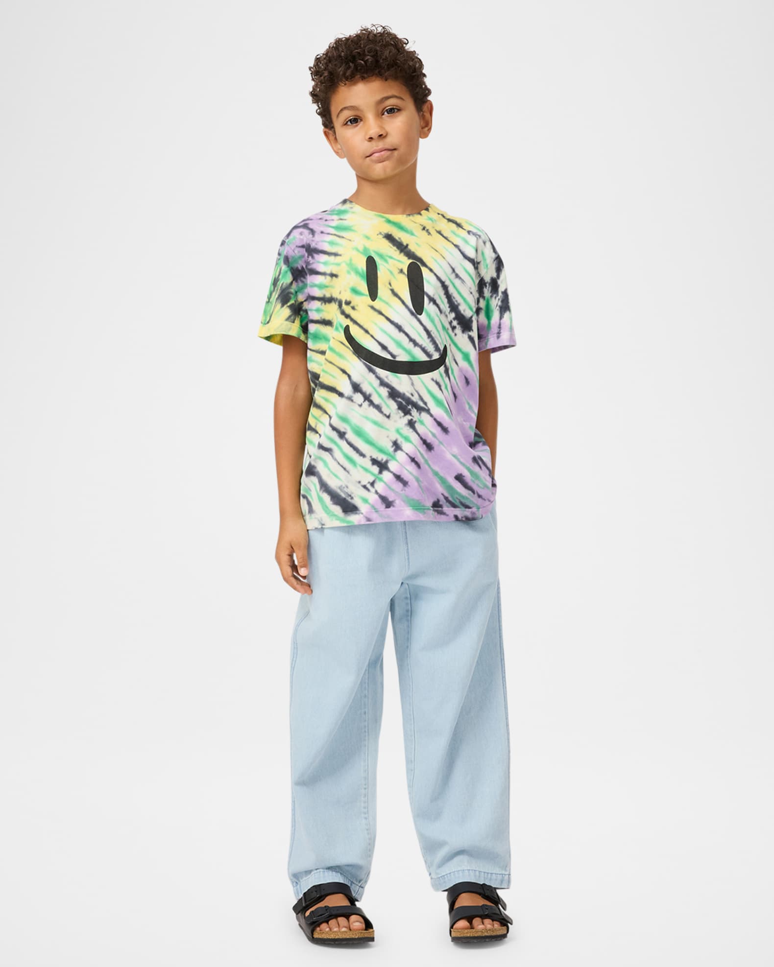 Boy's Roxo Happy Face Tie Dye T-Shirt | Neiman Marcus
