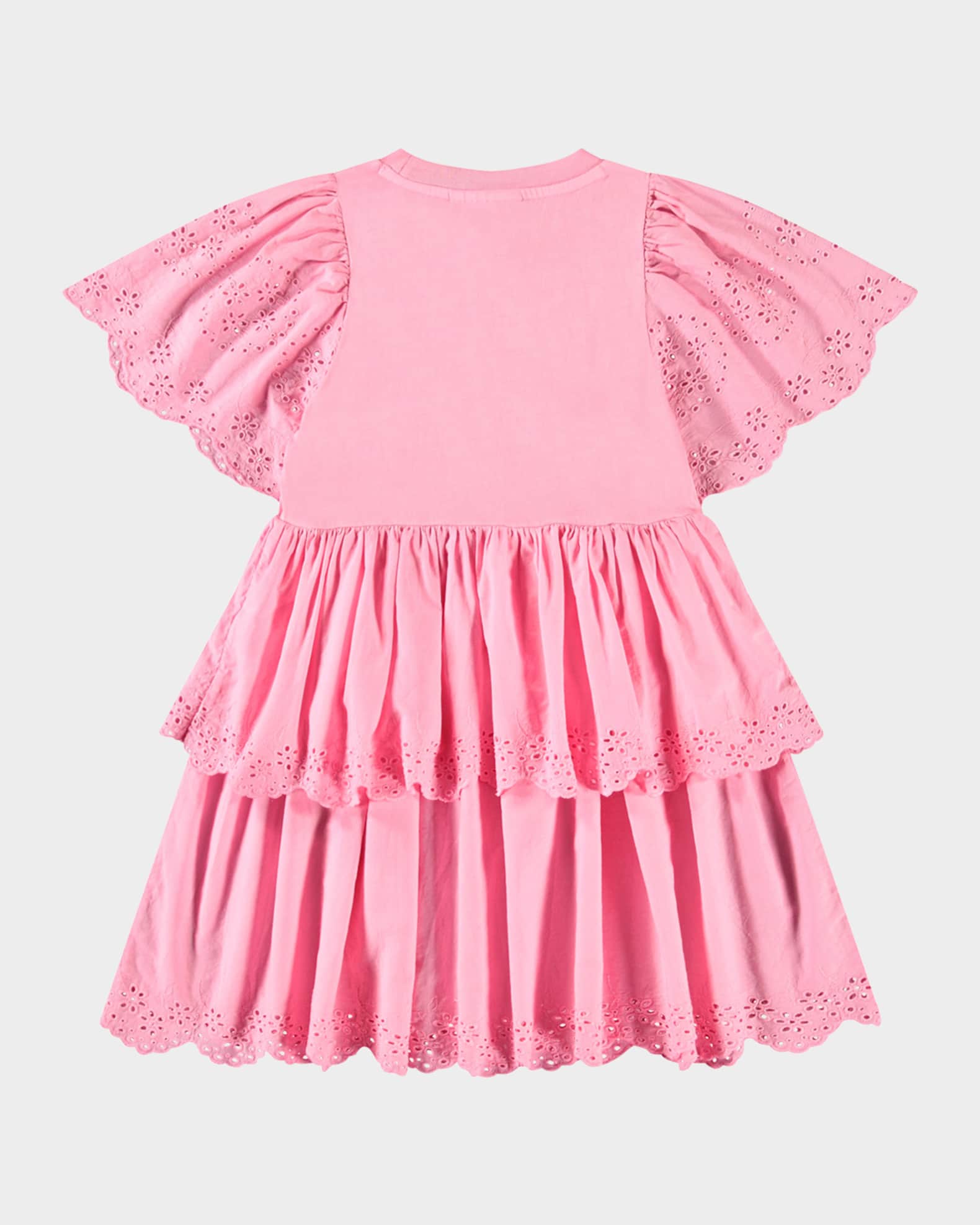 Molo Girl's Ceelia Eyelet Embroidered Dress, Size 7-12 | Neiman Marcus