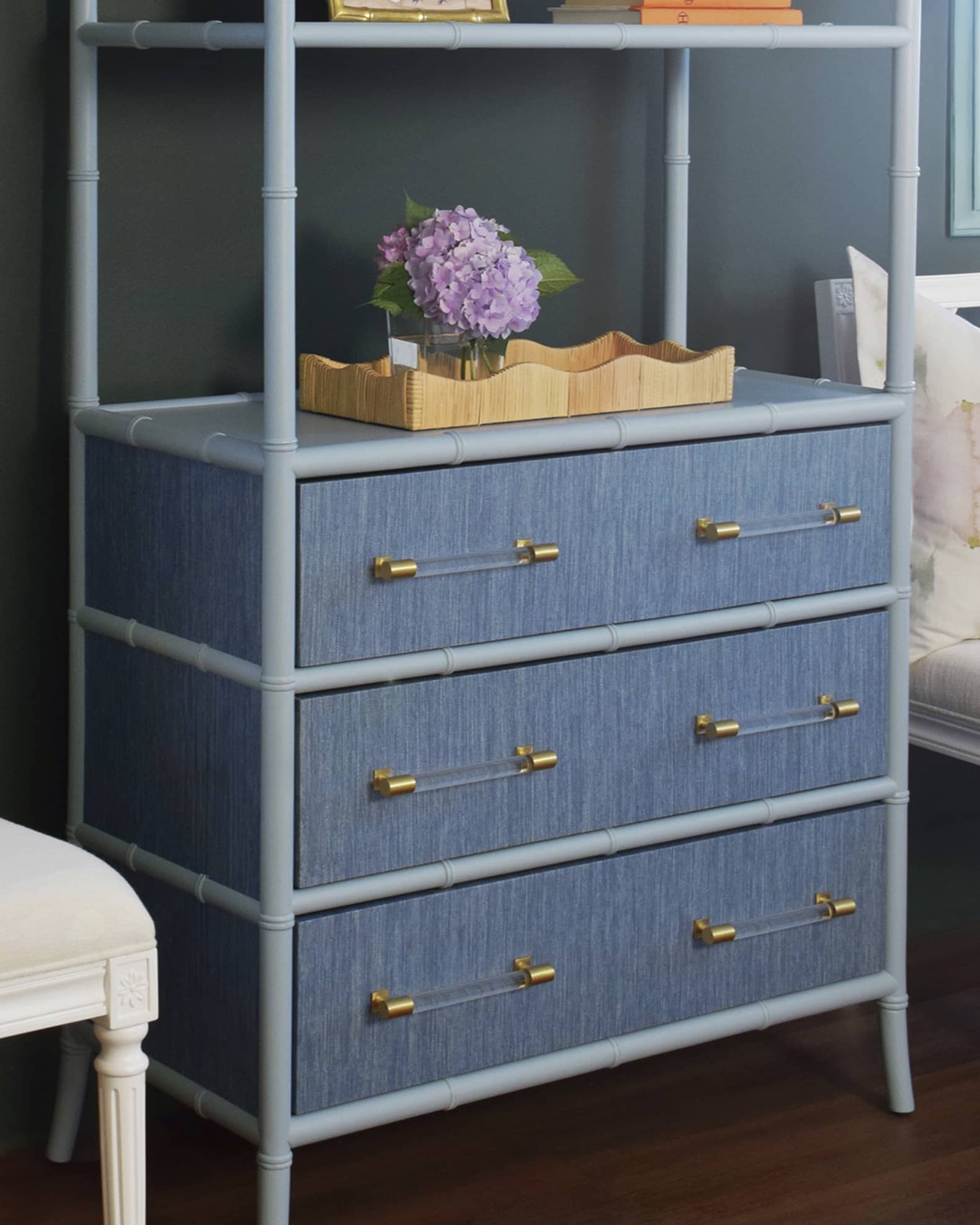Blue etagere store
