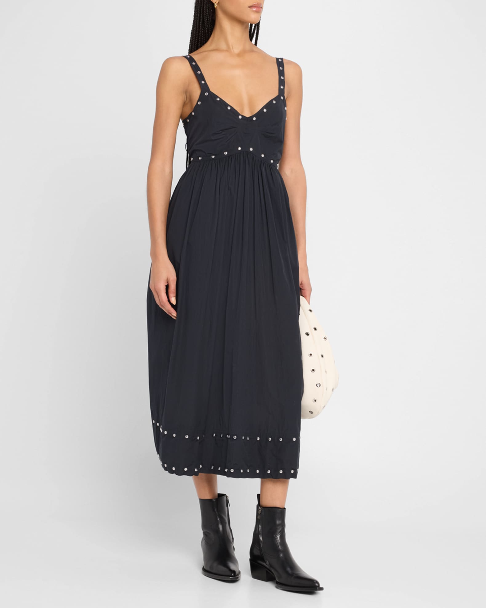 The Great The Reyes Studded Dress | Neiman Marcus