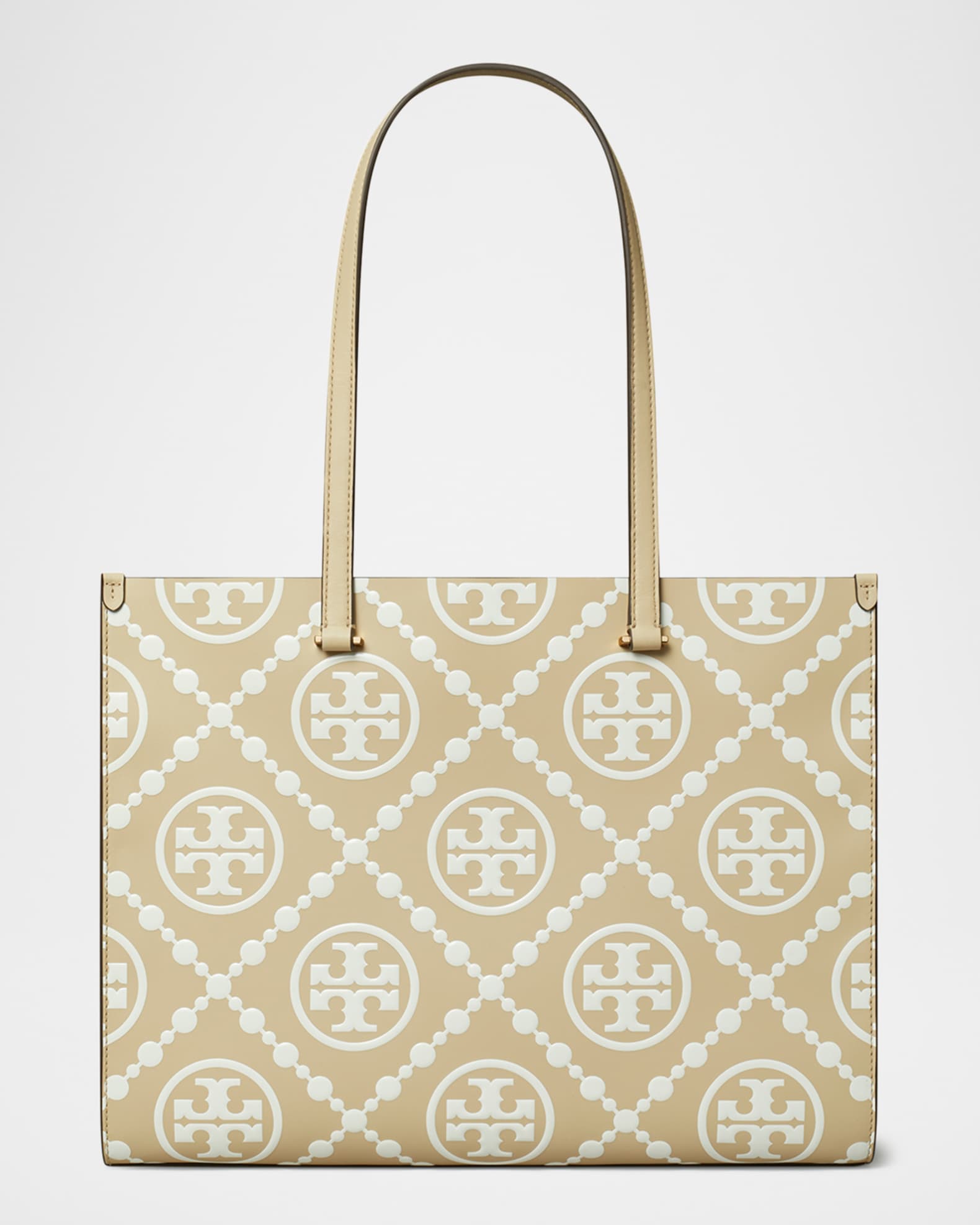 Tory Burch T Monogram Embossed Leather Tote Bag | Neiman Marcus