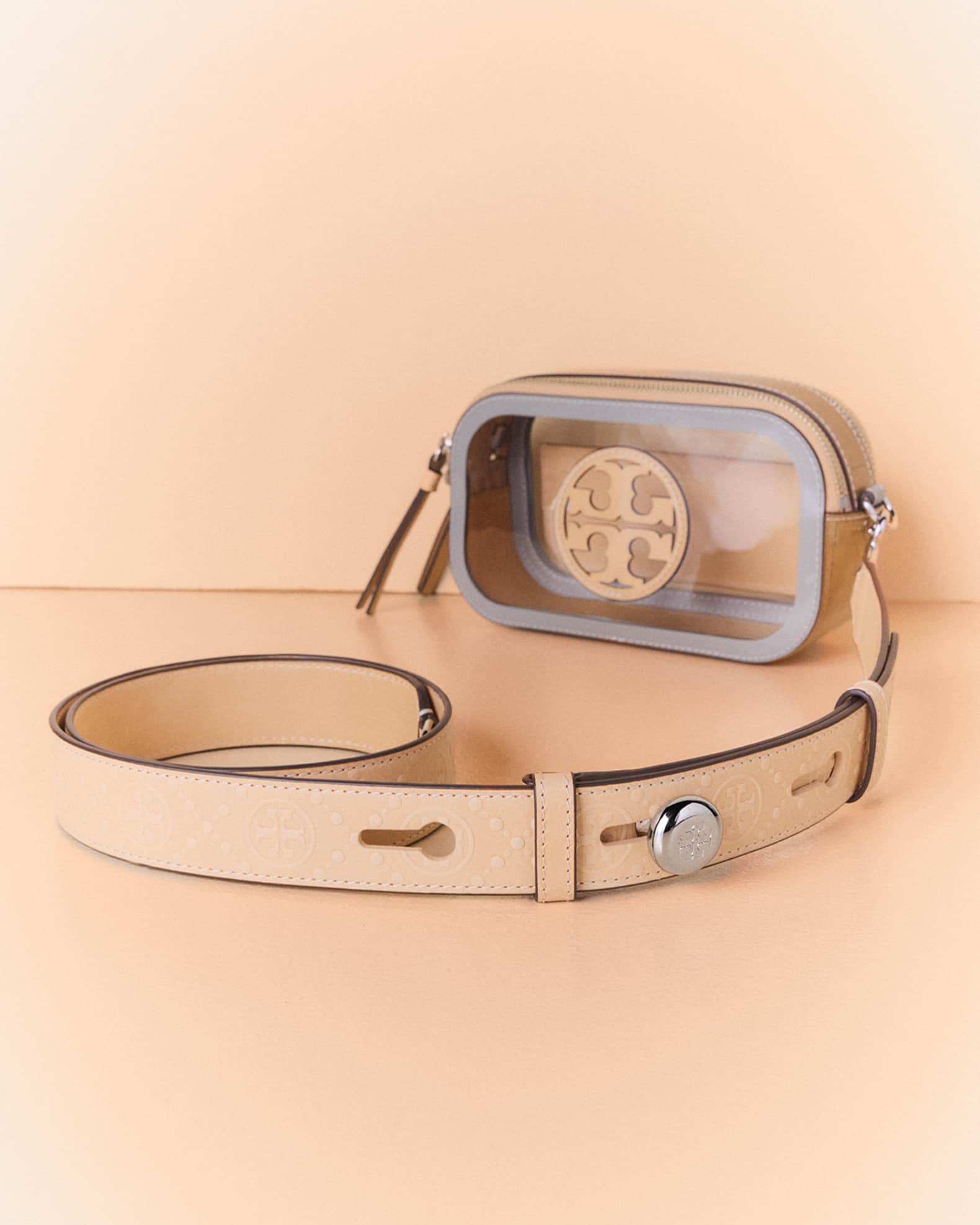 Tory Burch Miller Mini Clear Crossbody Bag | Neiman Marcus