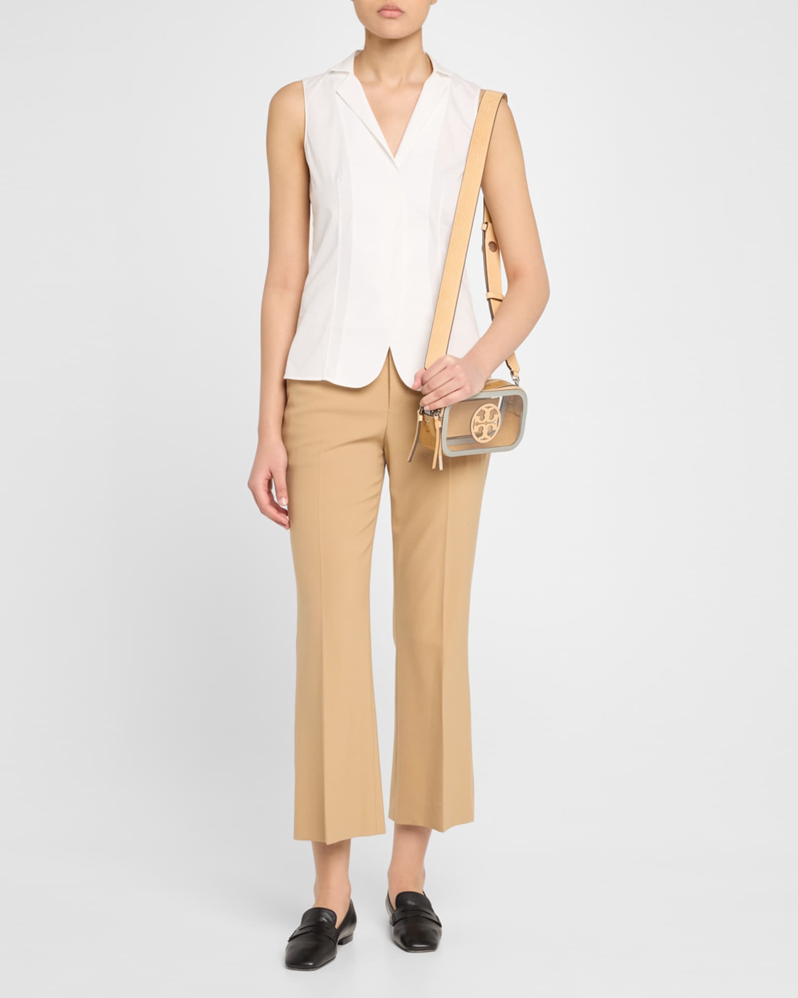 Tory Burch Miller Mini Clear Crossbody Bag | Neiman Marcus