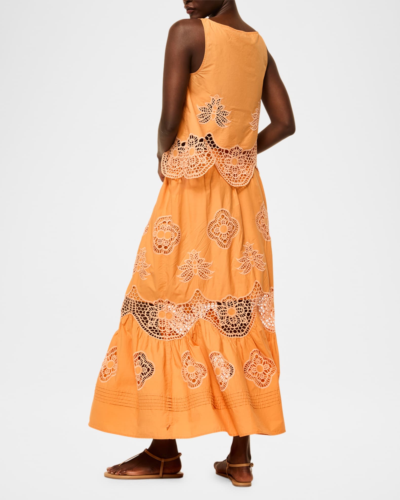 MISA Los Angeles Nola Open-Knit Top | Neiman Marcus