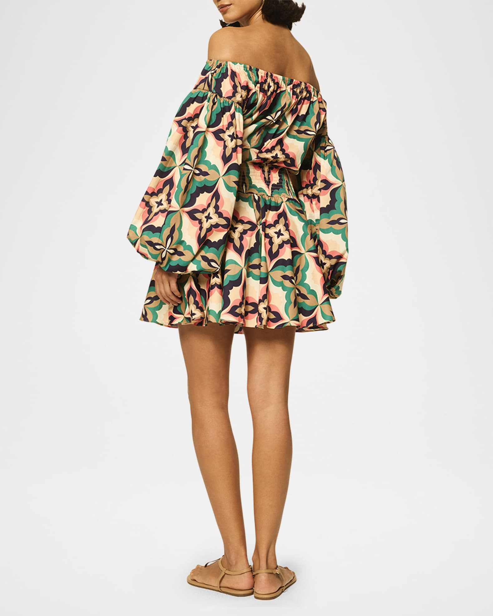 MISA Los Angeles Prismatic Tile Jordana Mini Dress | Neiman Marcus