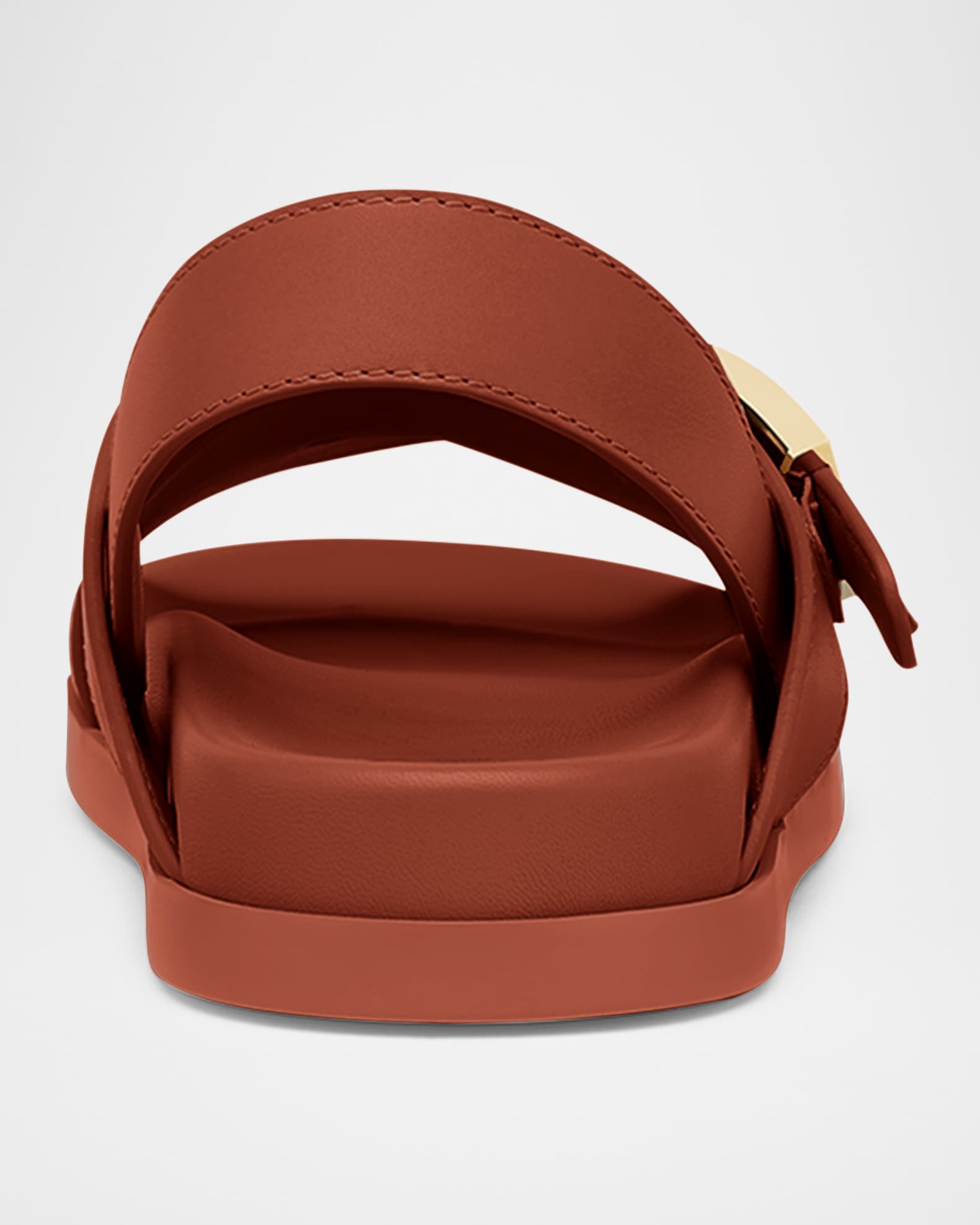 Fendi Feel Leather Slingback Sandals | Neiman Marcus