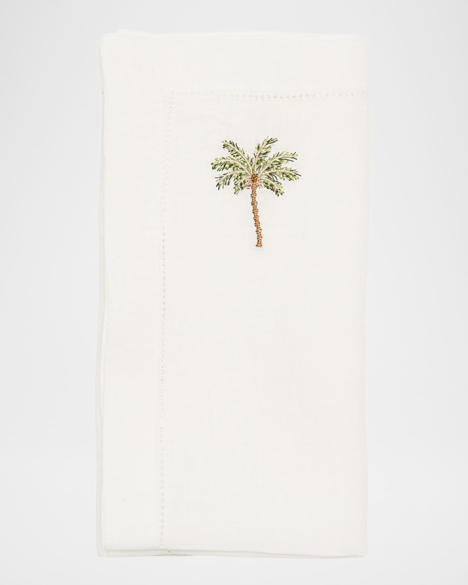 Kim Seybert Palm Tree Linen Napkin | Neiman Marcus