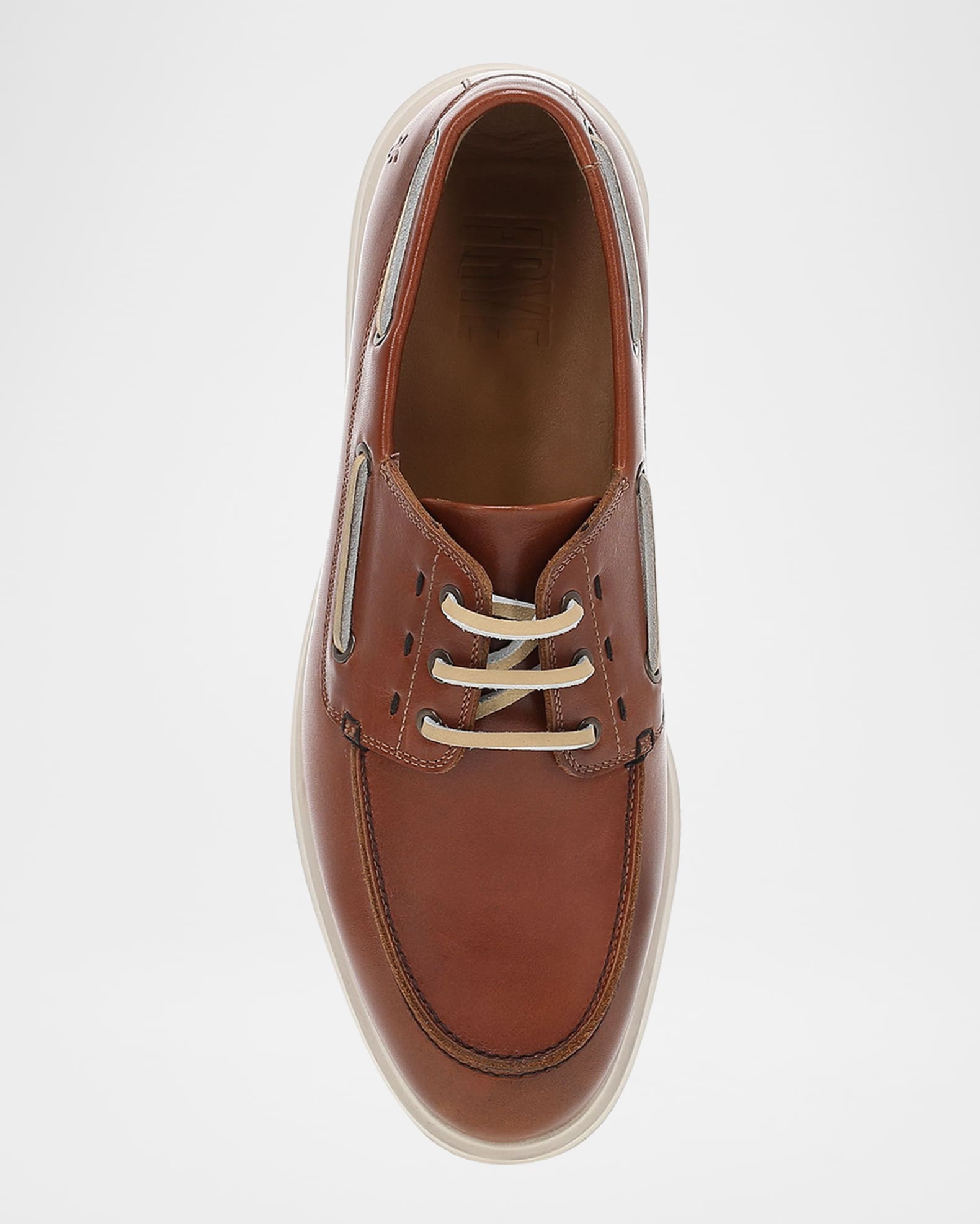 Frye Men's Connor Leather Boat Shoes | Neiman Marcus