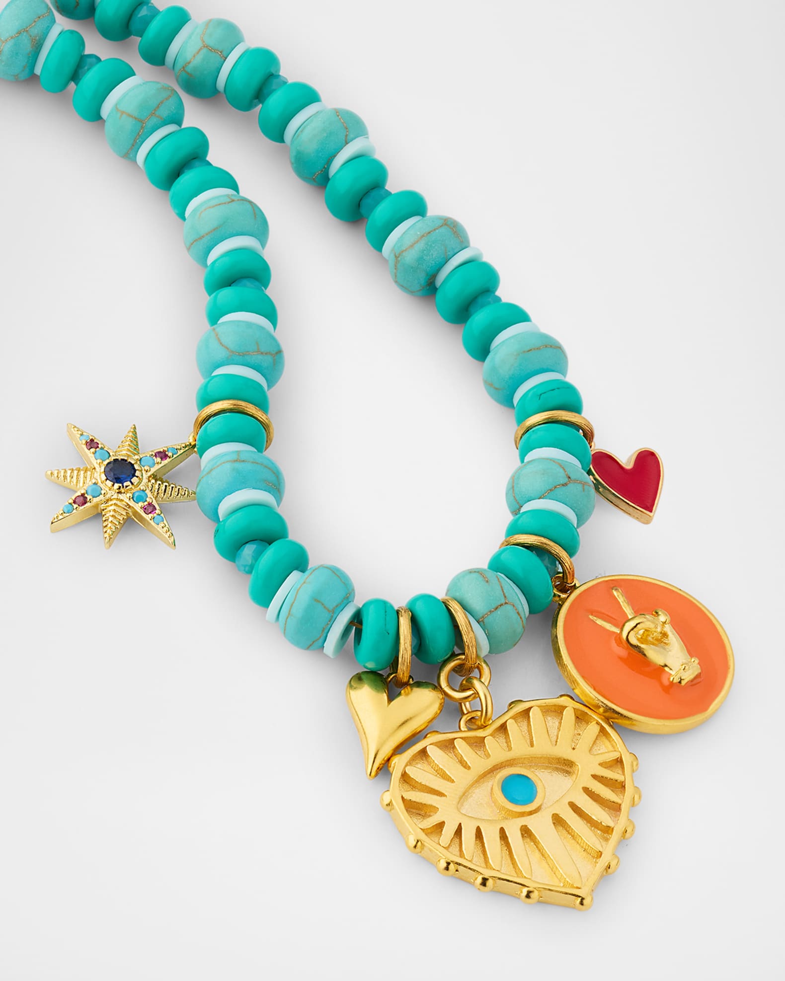 Elizabeth Cole Bellatrix Charm Necklace | Neiman Marcus