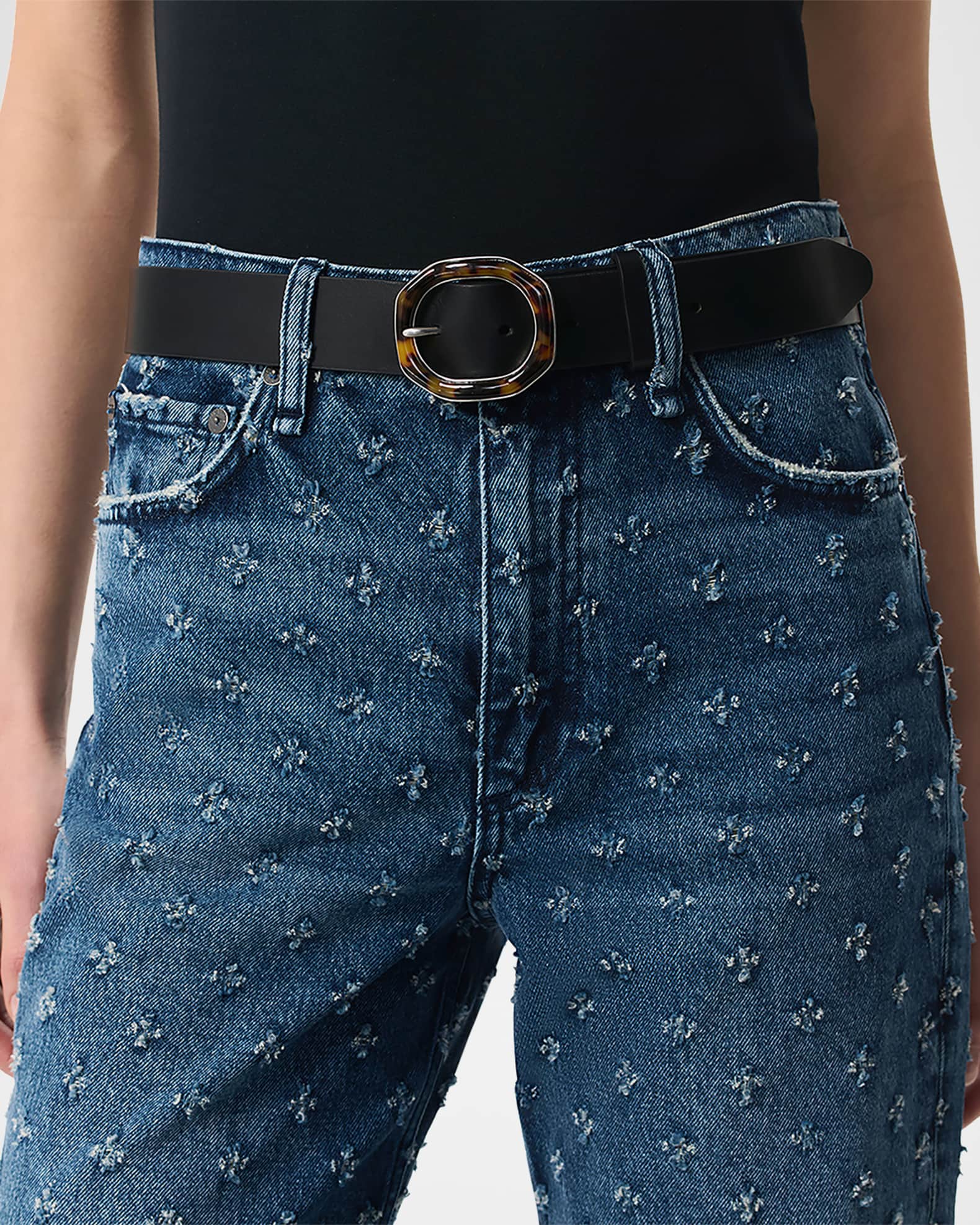 Rag & Bone Audrey Leather Belt | Neiman Marcus