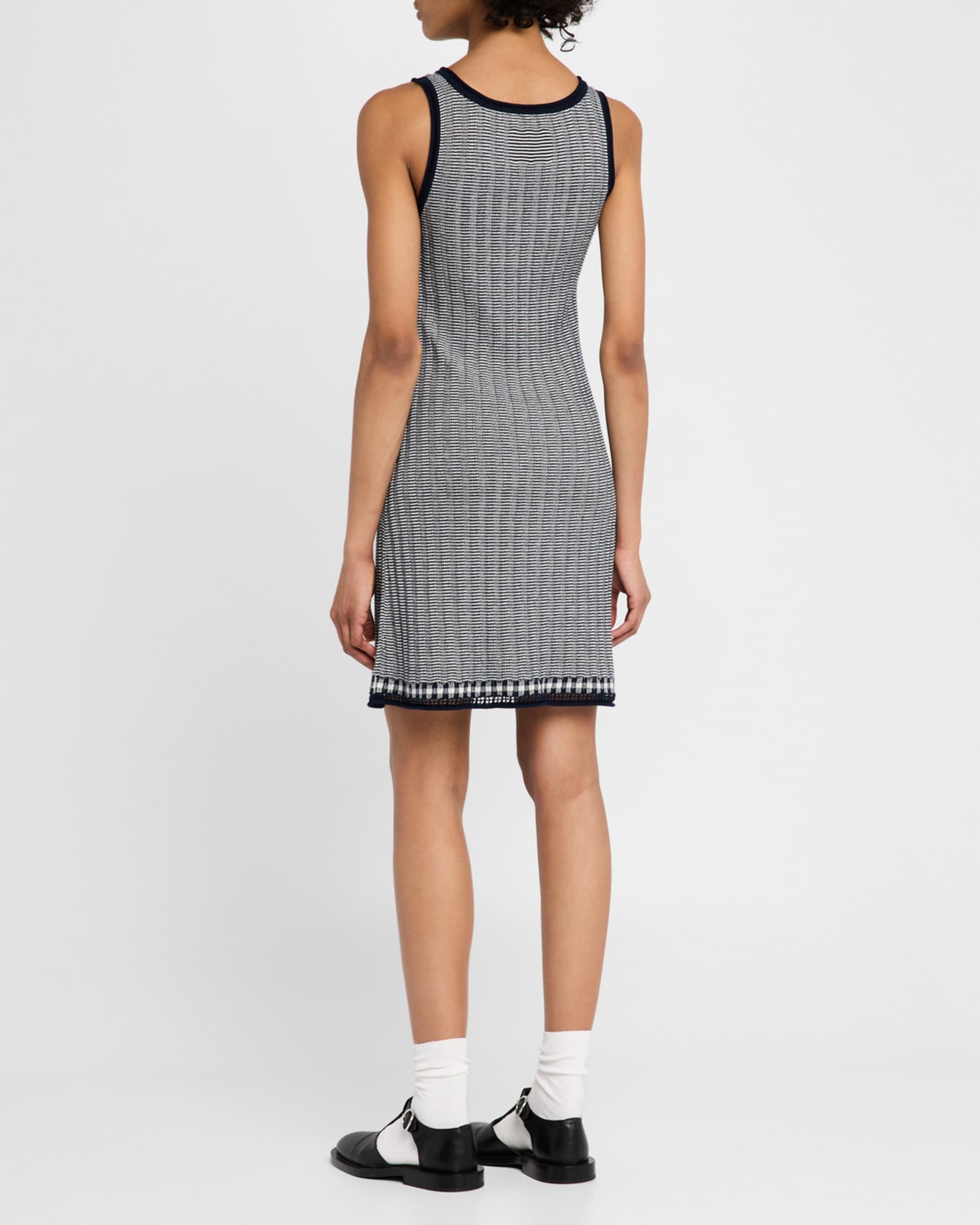 Guest in Residence Fine Stripe Tank Dress | Neiman Marcus