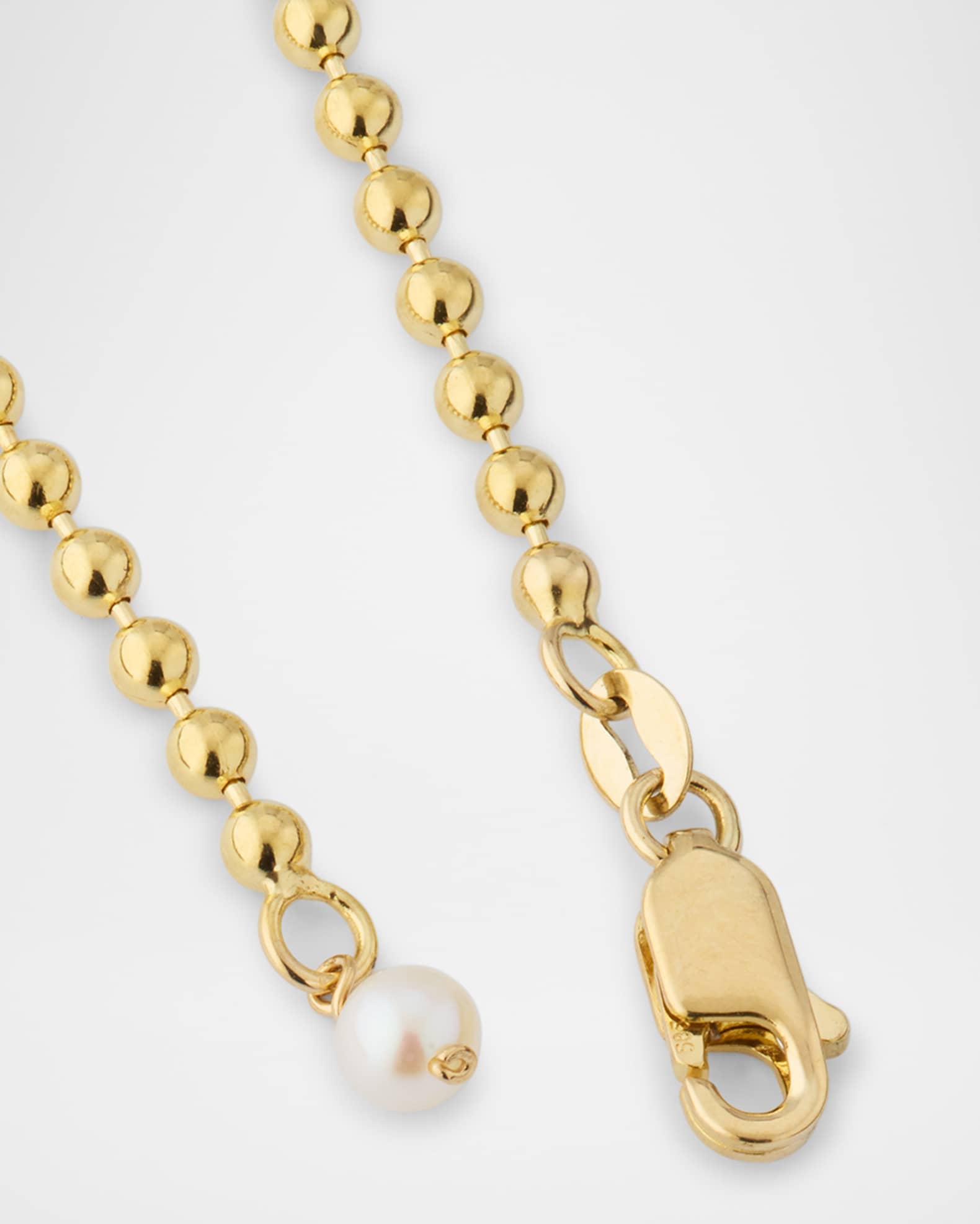 POPPY FINCH Round Lab Diamond Ball Chain Bracelet | Neiman Marcus