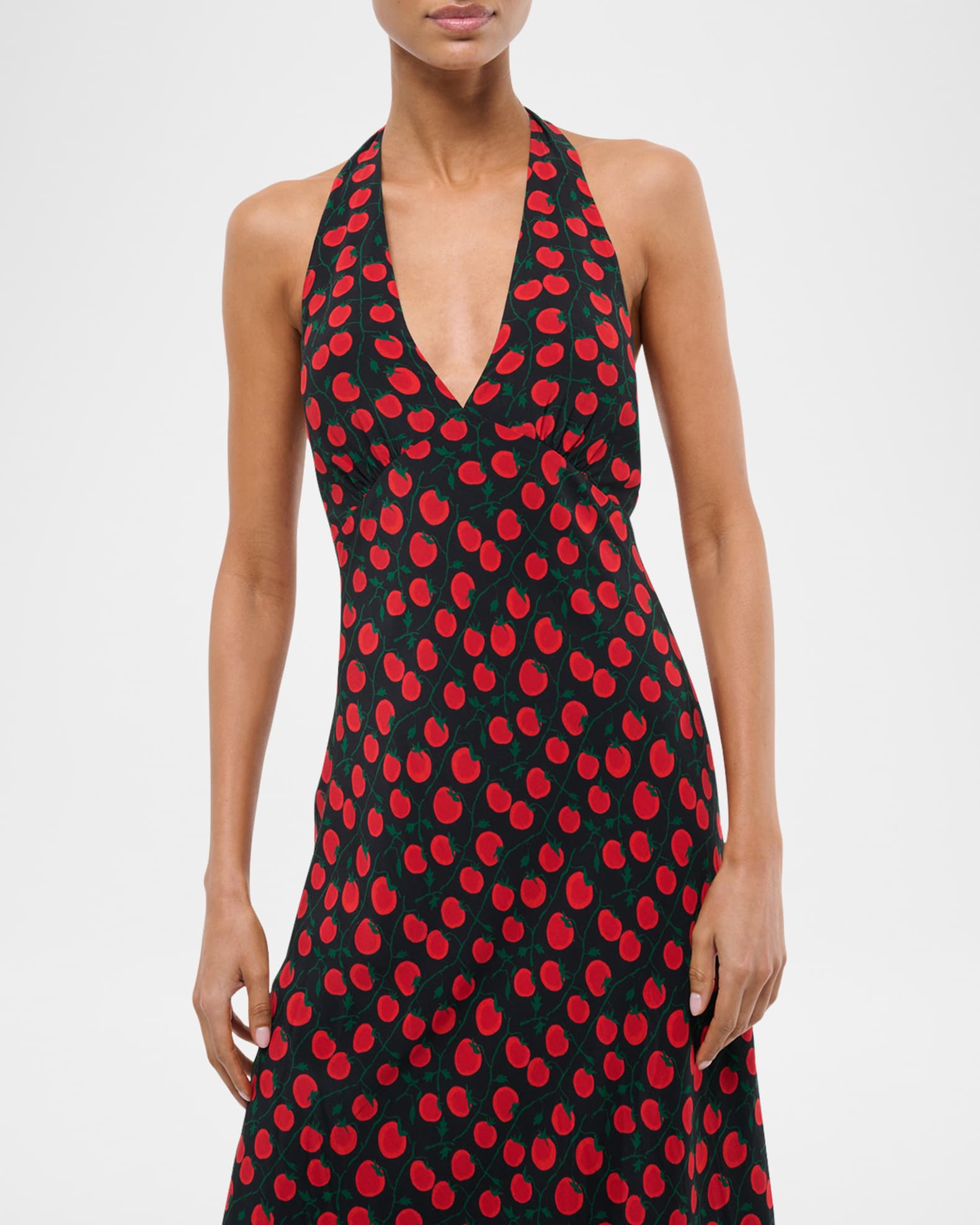 STAUD On the Vine Lucca Midi Dress | Neiman Marcus