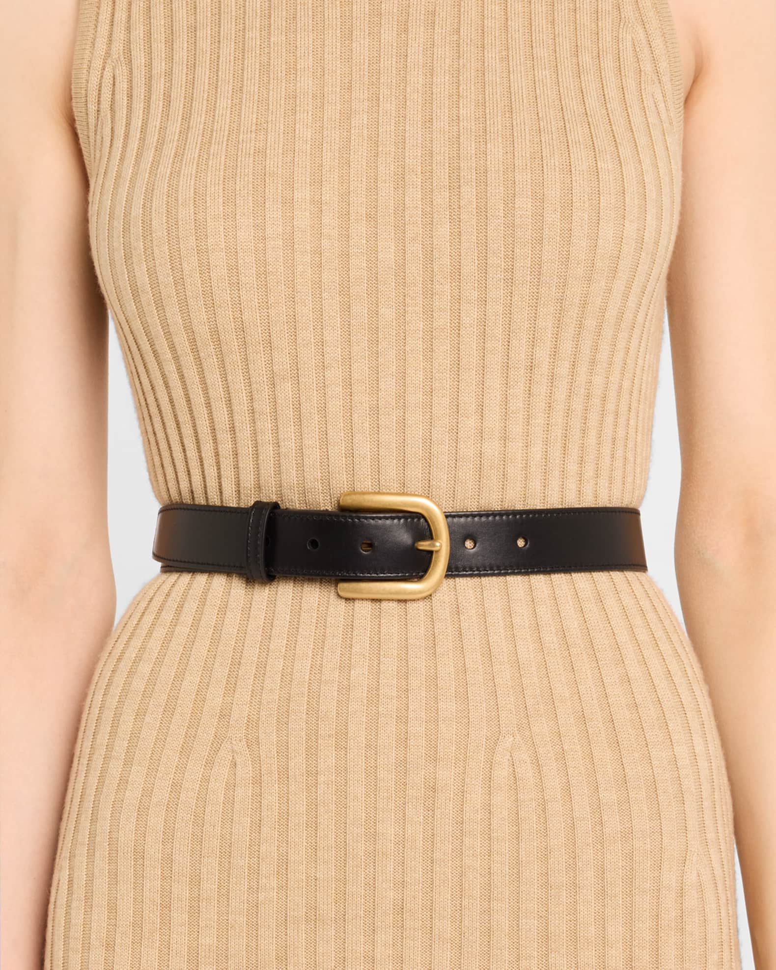 Gabriela Hearst Sam Leather Belt | Neiman Marcus