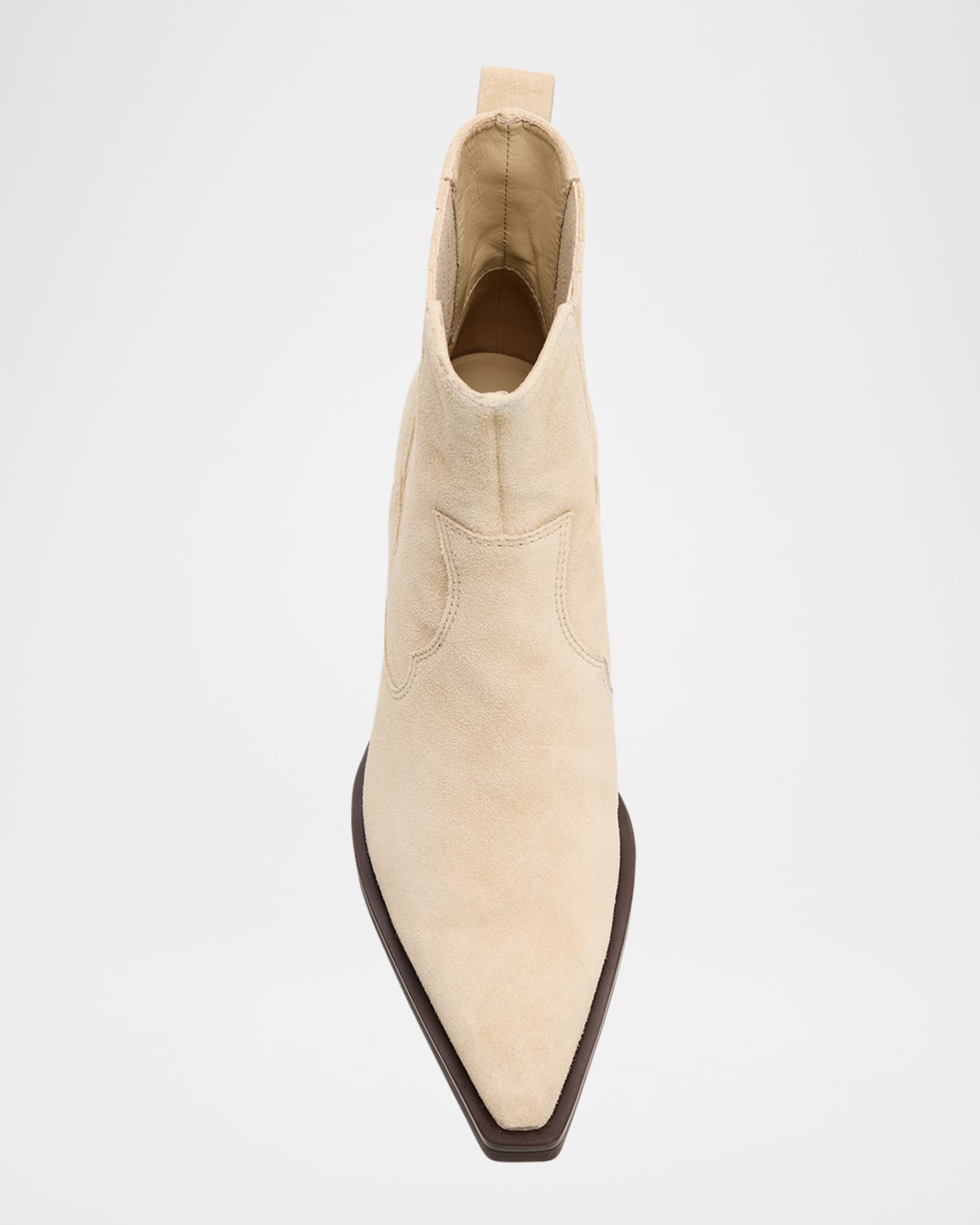 Rag & Bone Dart Suede Western Chelsea Ankle Booties | Neiman Marcus