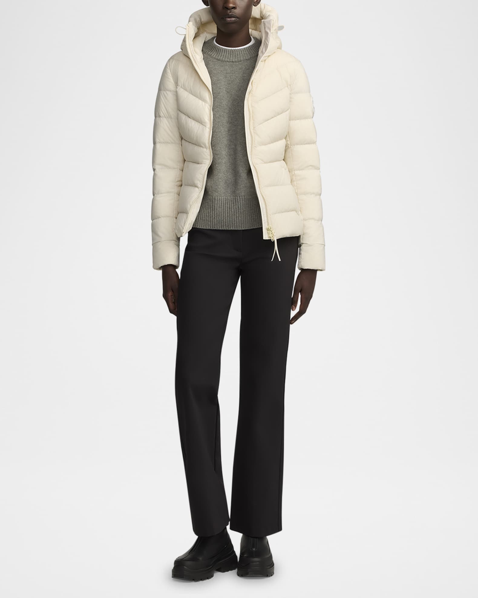 Canada Goose Clair Hooded Down Puffer Jacket | Neiman Marcus