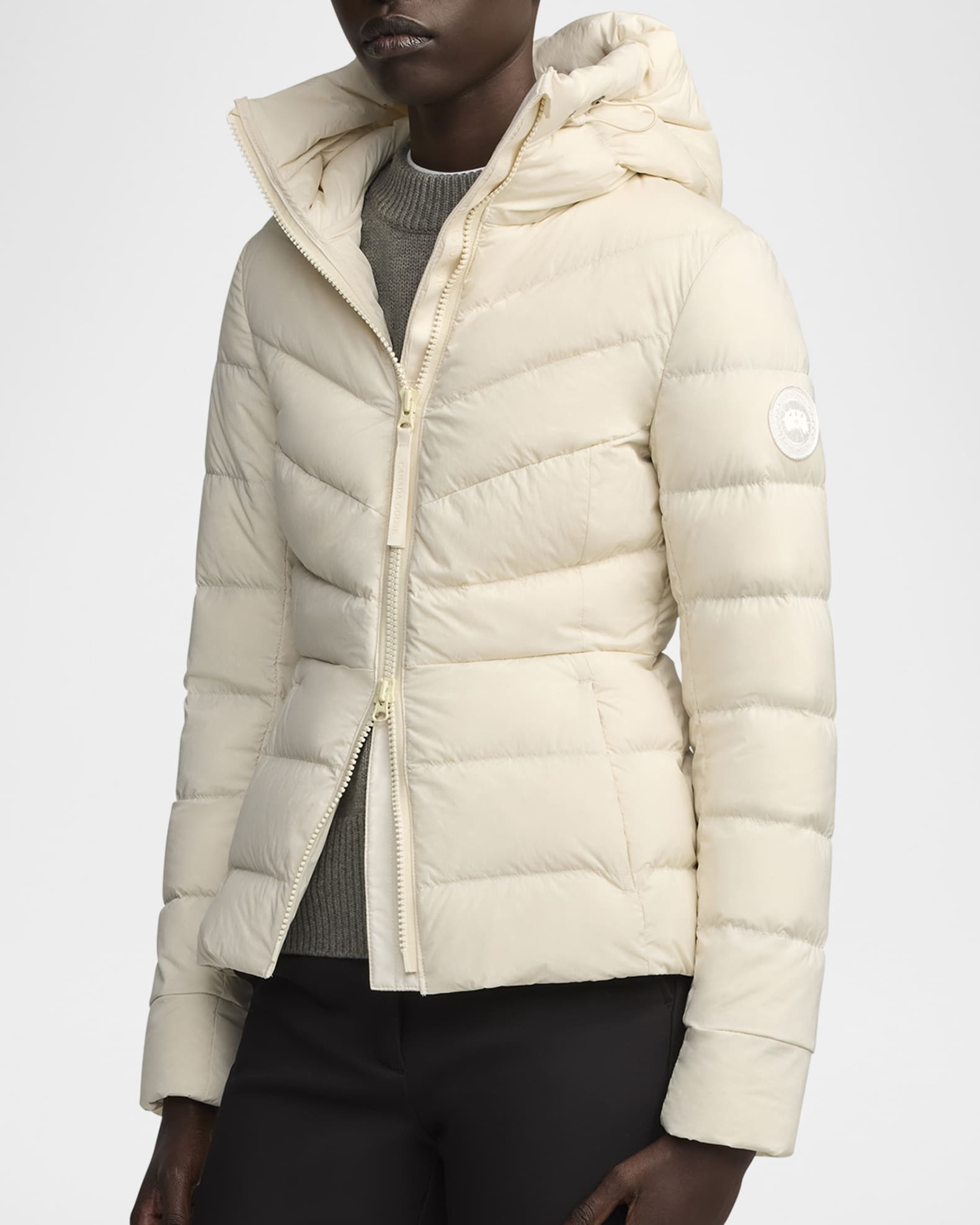 Canada Goose Clair Hooded Down Puffer Jacket | Neiman Marcus