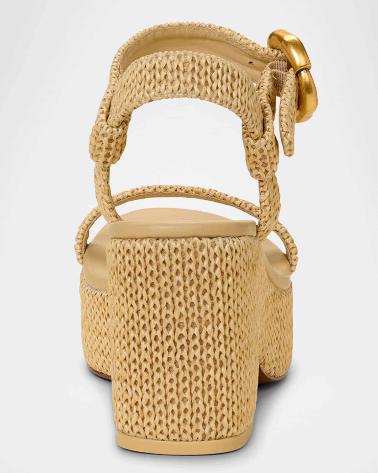 Cult Gaia Clara Ankle-Strap Platform Sandals | Neiman Marcus