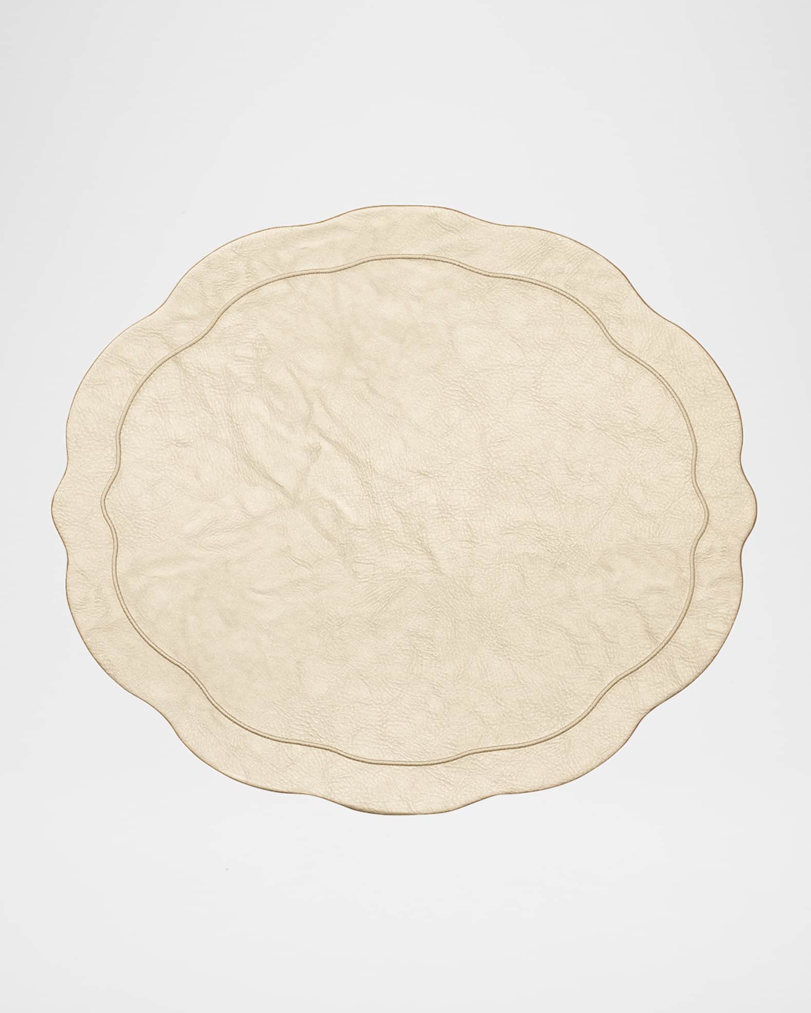 Kim Seybert Tailored Faux Leather Placemat | Neiman Marcus