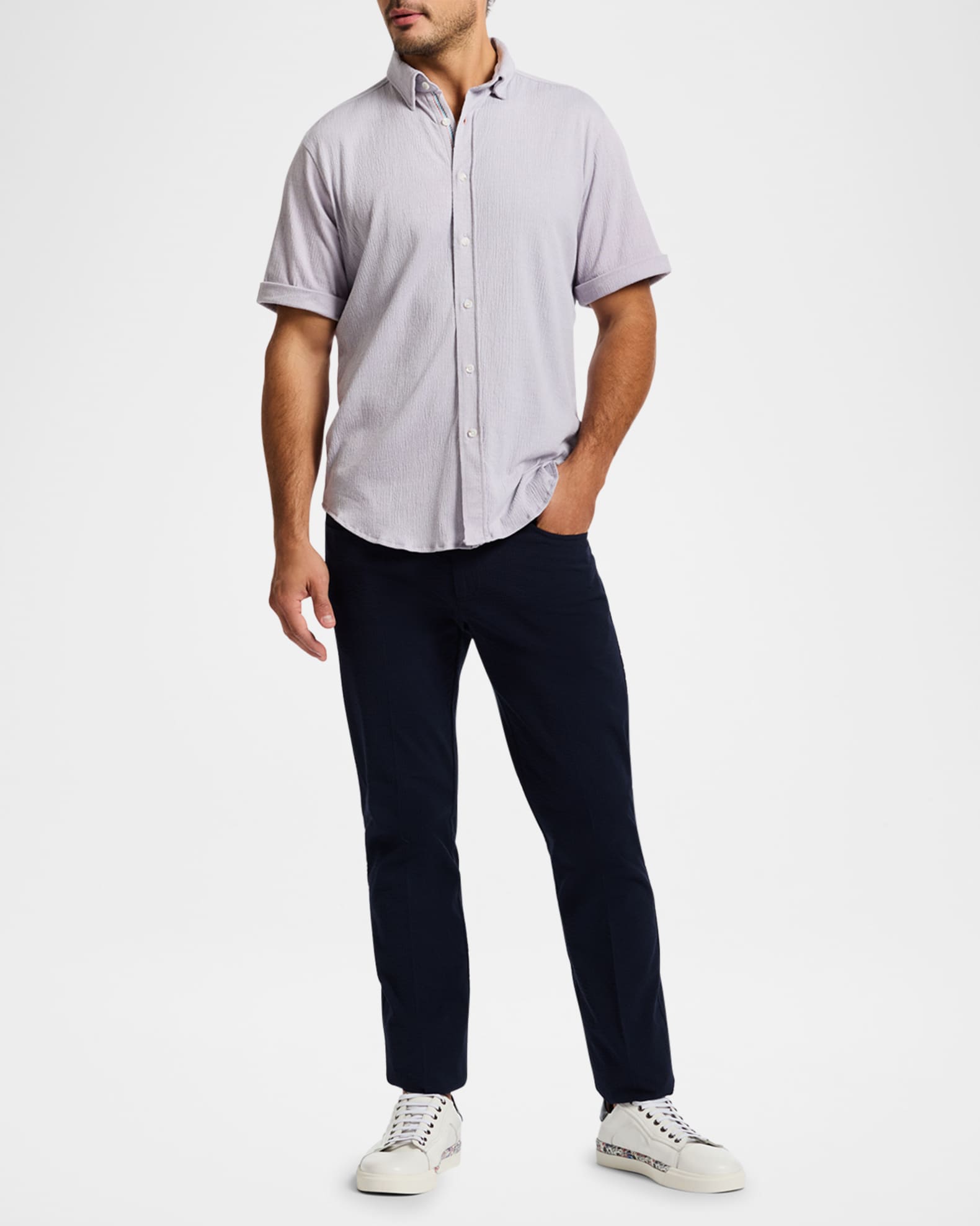 Robert Graham Men's Hammond Short-Sleeve Shirt | Neiman Marcus
