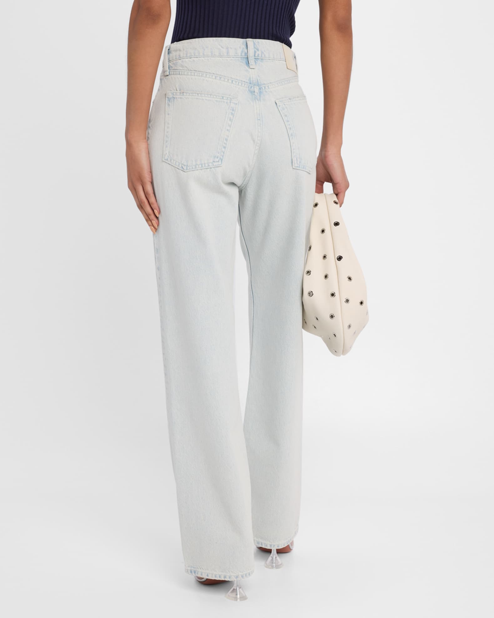 Rag & Bone Shea High-Rise Straight-Leg Jeans | Neiman Marcus