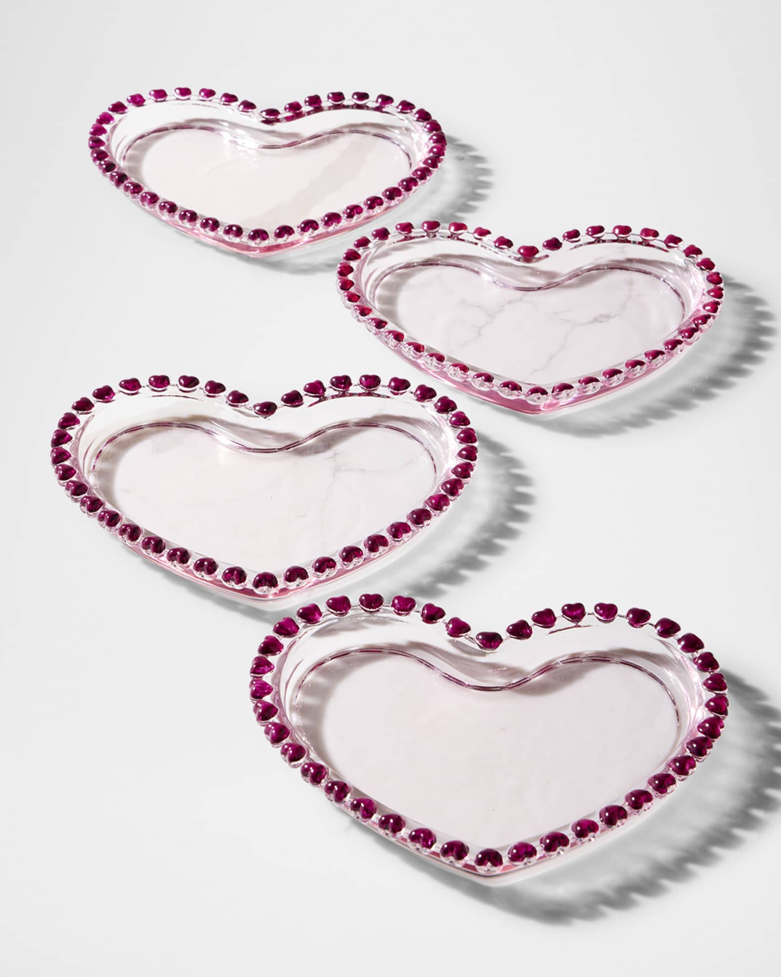 Neiman Marcus Heart-Shaped Dessert Plates, Set of 4 | Neiman Marcus