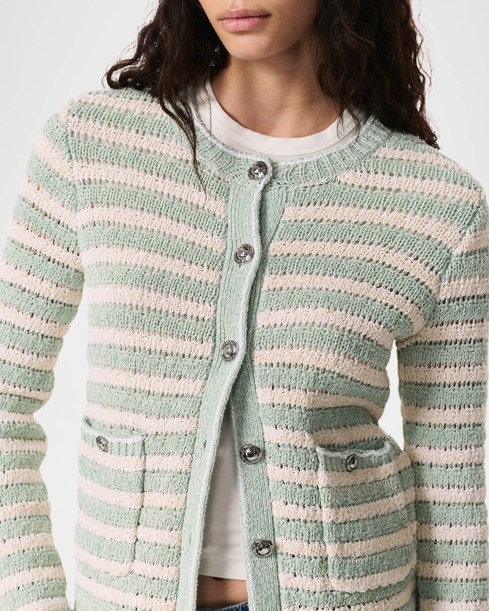 Rag & Bone Jace Stripe Cardigan | Neiman Marcus