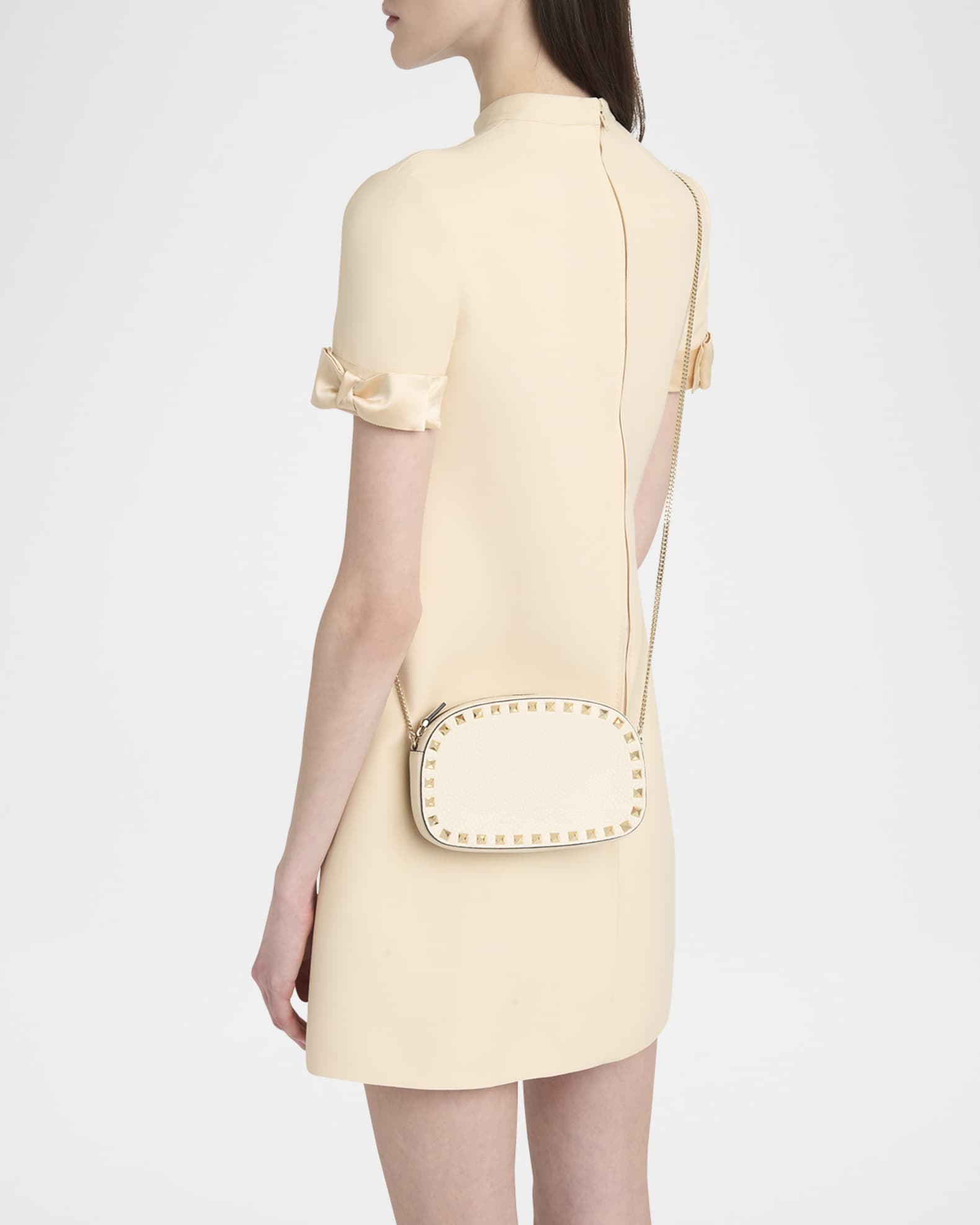 Valentino Garavani Rockstud Mini Leather Crossbody Bag | Neiman Marcus