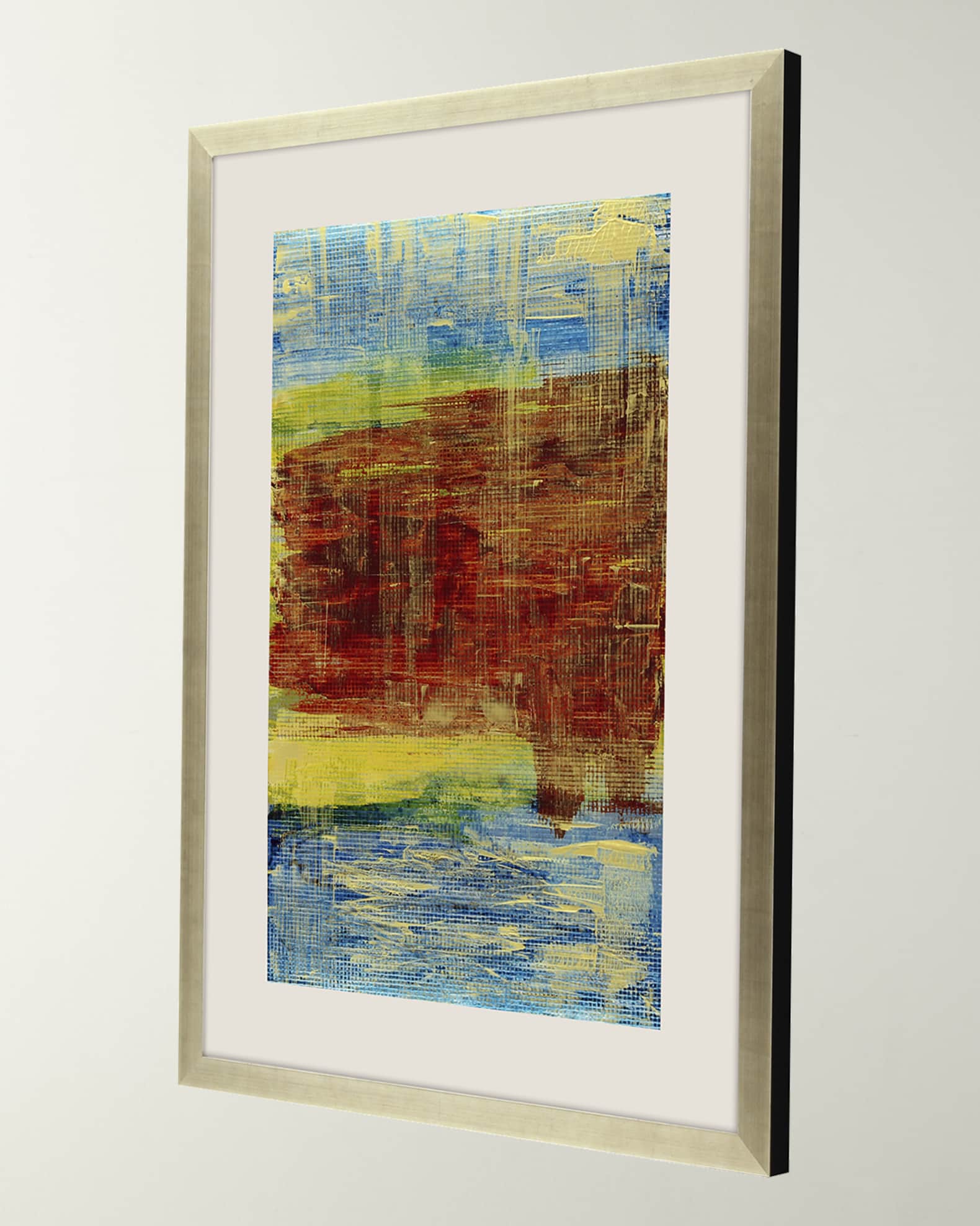 "Bodacious II" Framed Hand-Painted Wall Art | Neiman Marcus